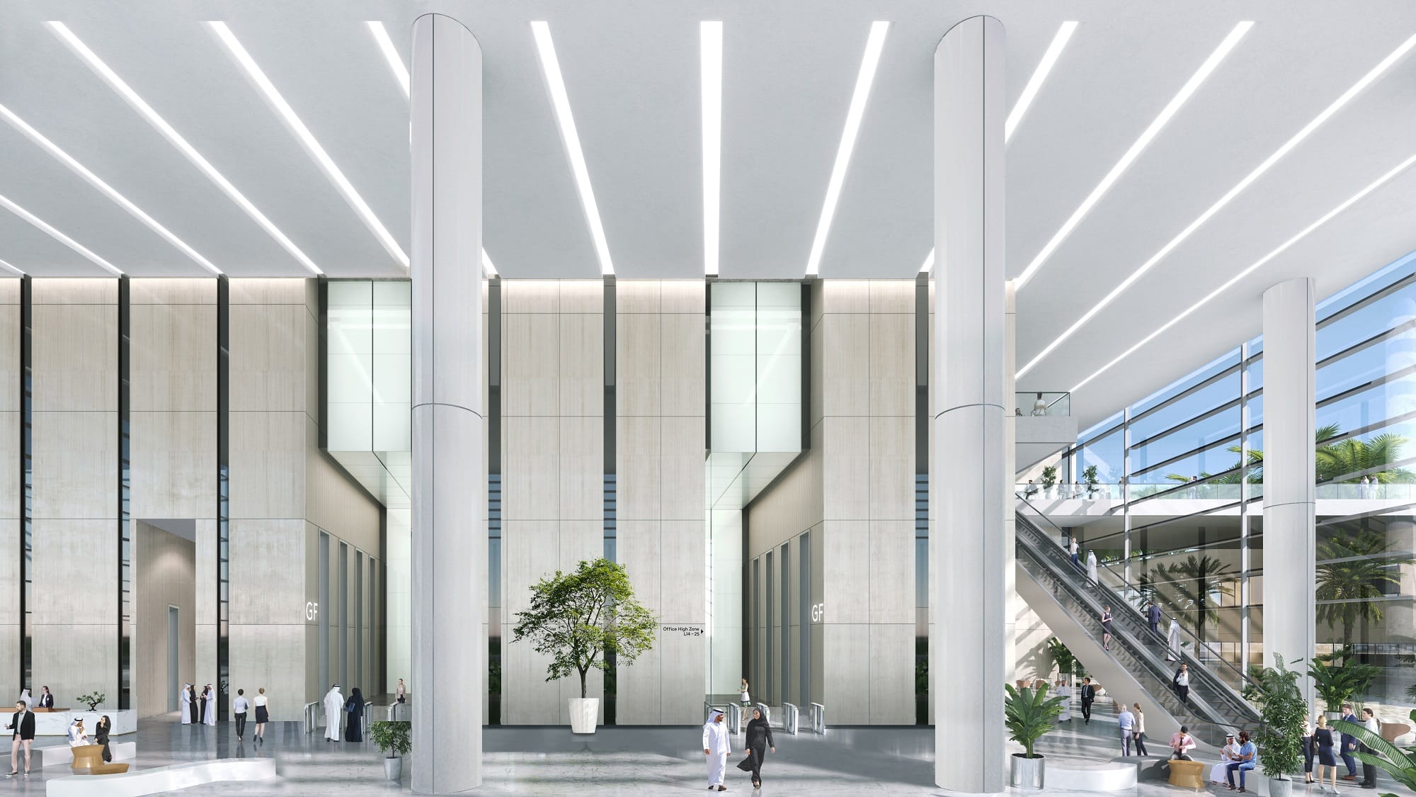 Vibrant Immersive Tower by DIFC | Aedas | Archinect