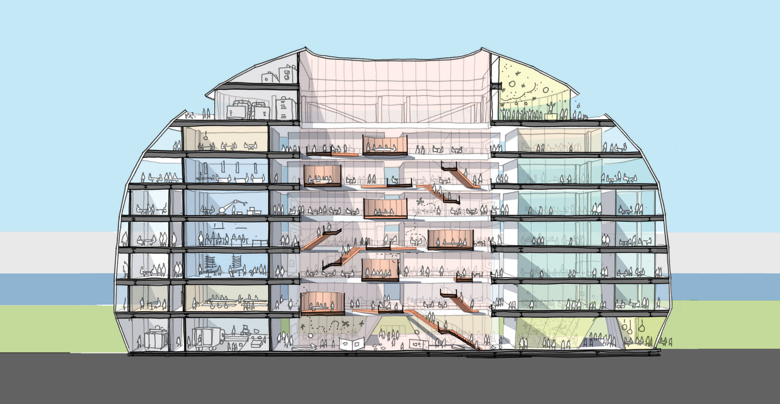 OMA/Jacobs selected to design the University of Illinois' new DPI ...