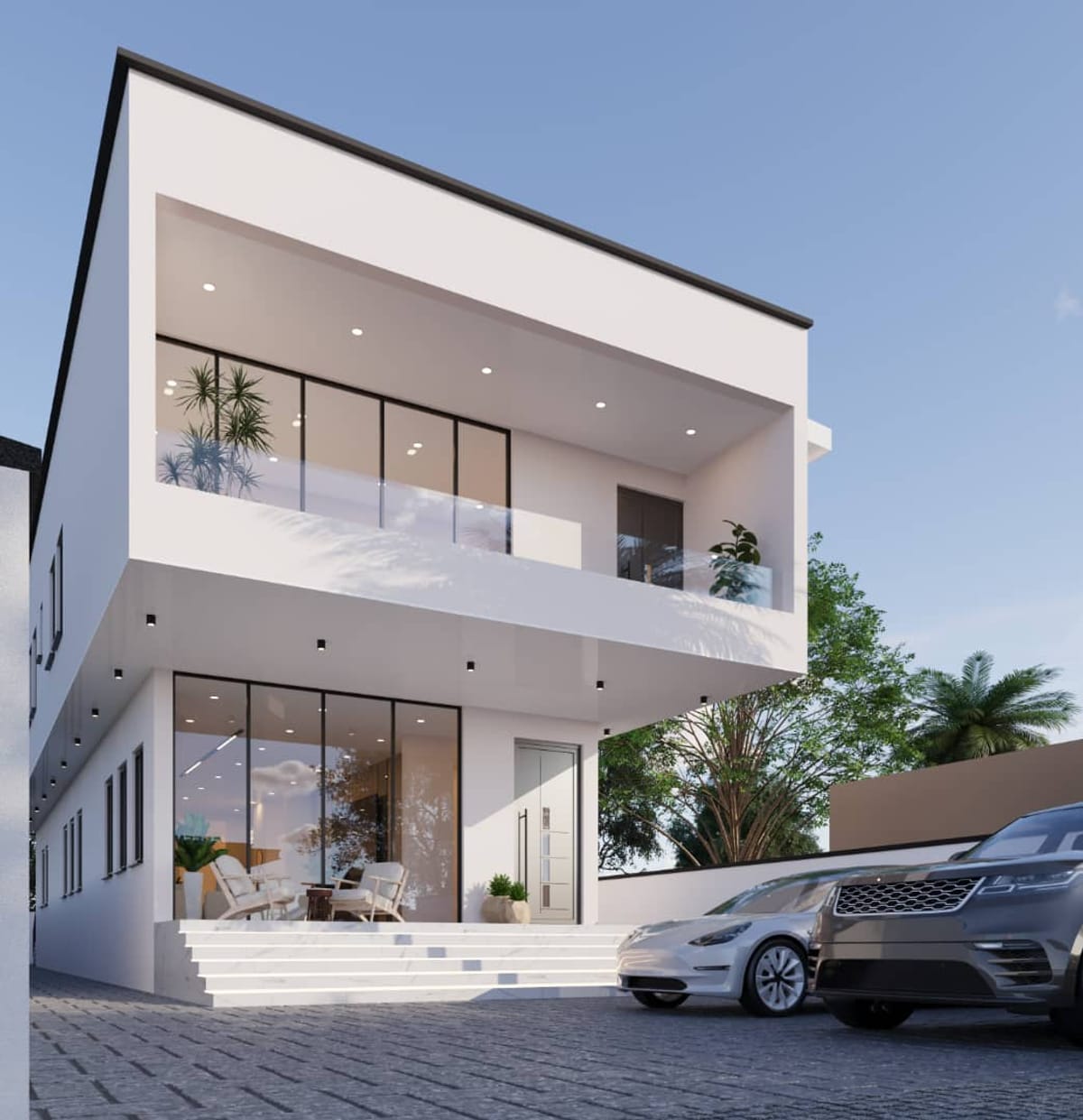 Contemporary Minimalist Four-Bedroom Duplex | Robert Adika | Archinect