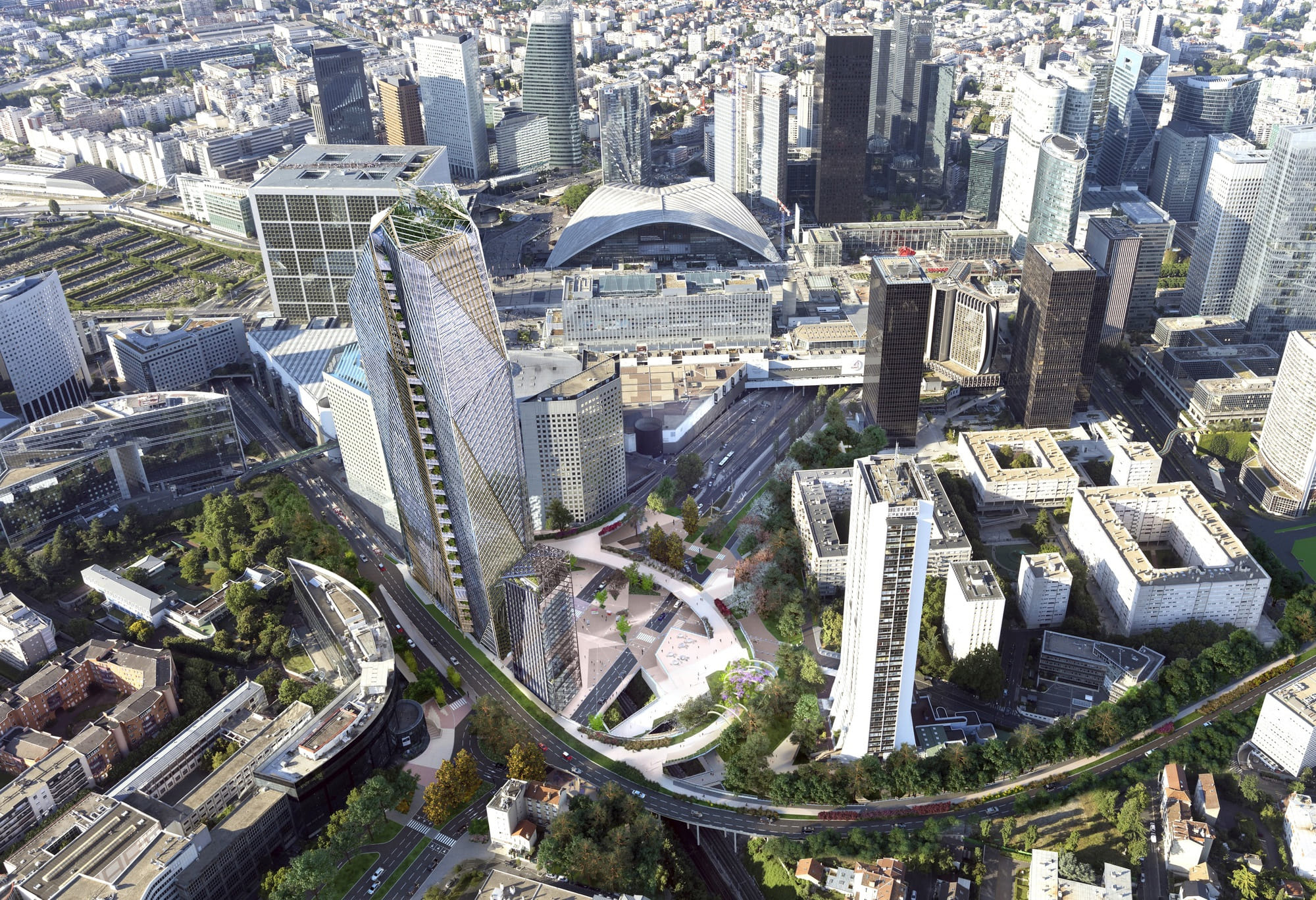 Construction update: Jean Nouvel's Hekla Tower for the La Défense ...