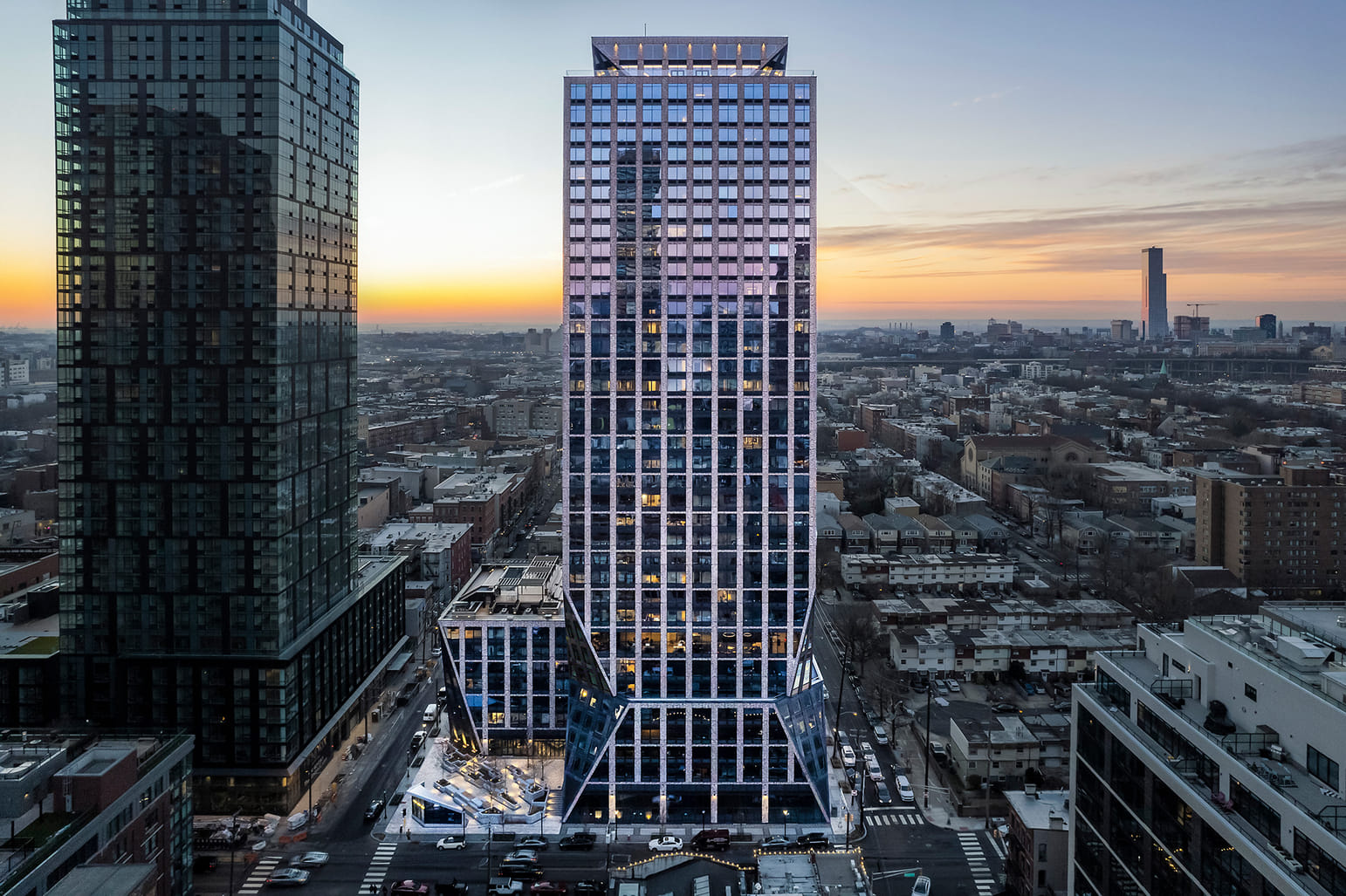 Take a look inside HWKN’s new 351 Marin tower in New Jersey | News ...