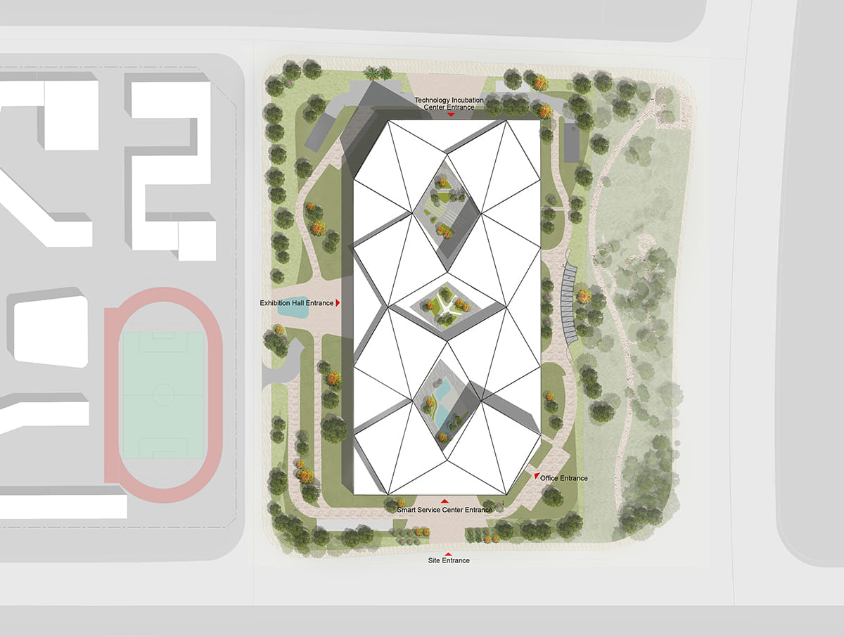 Rolling Hillscape_Quzhou Smart Town complex design | LYCS Architecture ...