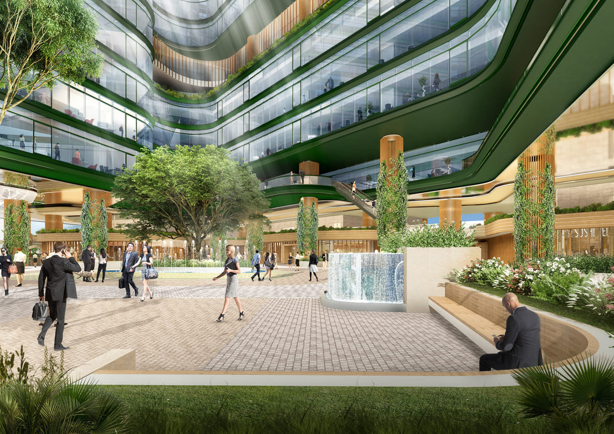 NESCO Centre Building II - An Urban Campus | Aedas | Archinect