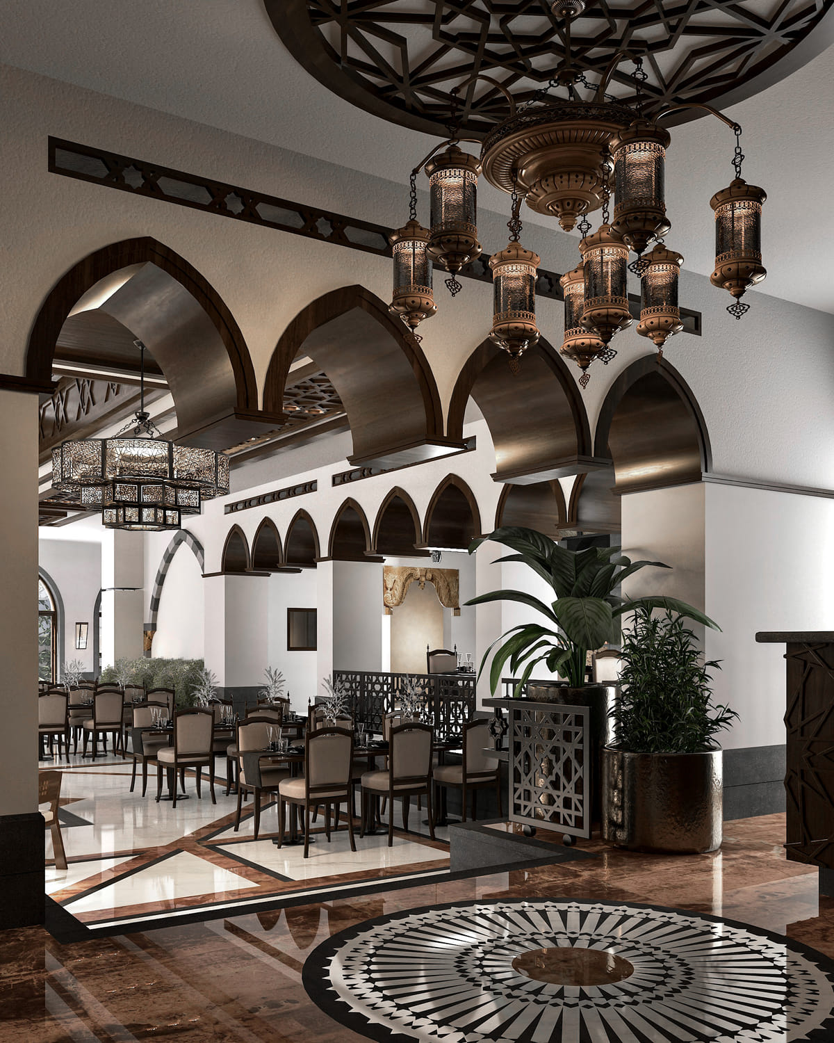 Naranj Restaurant Interior Design | Hala Habboub | Archinect