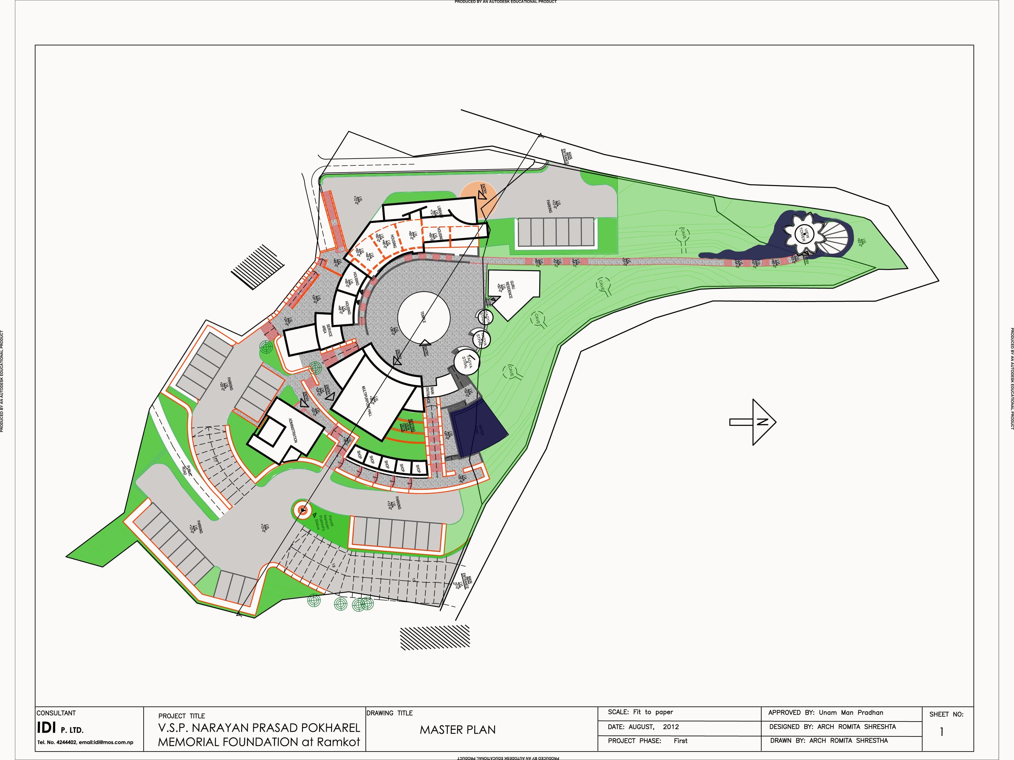 TEMPLE MASTER PLAN | ROMITA SHRESTHA | Archinect