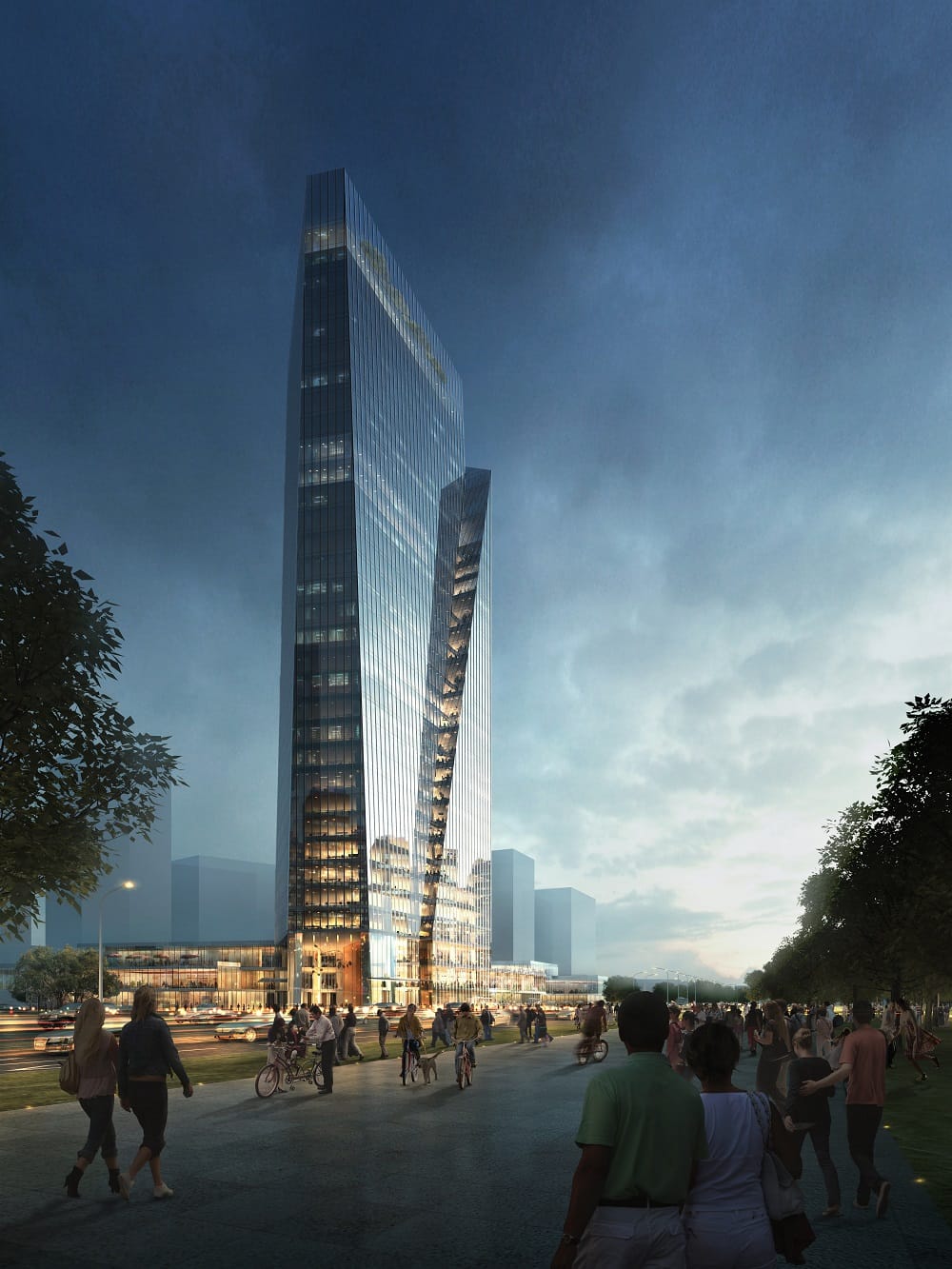 Aedas designs new office-cum-retail project in Hangzhou | Aedas | Archinect