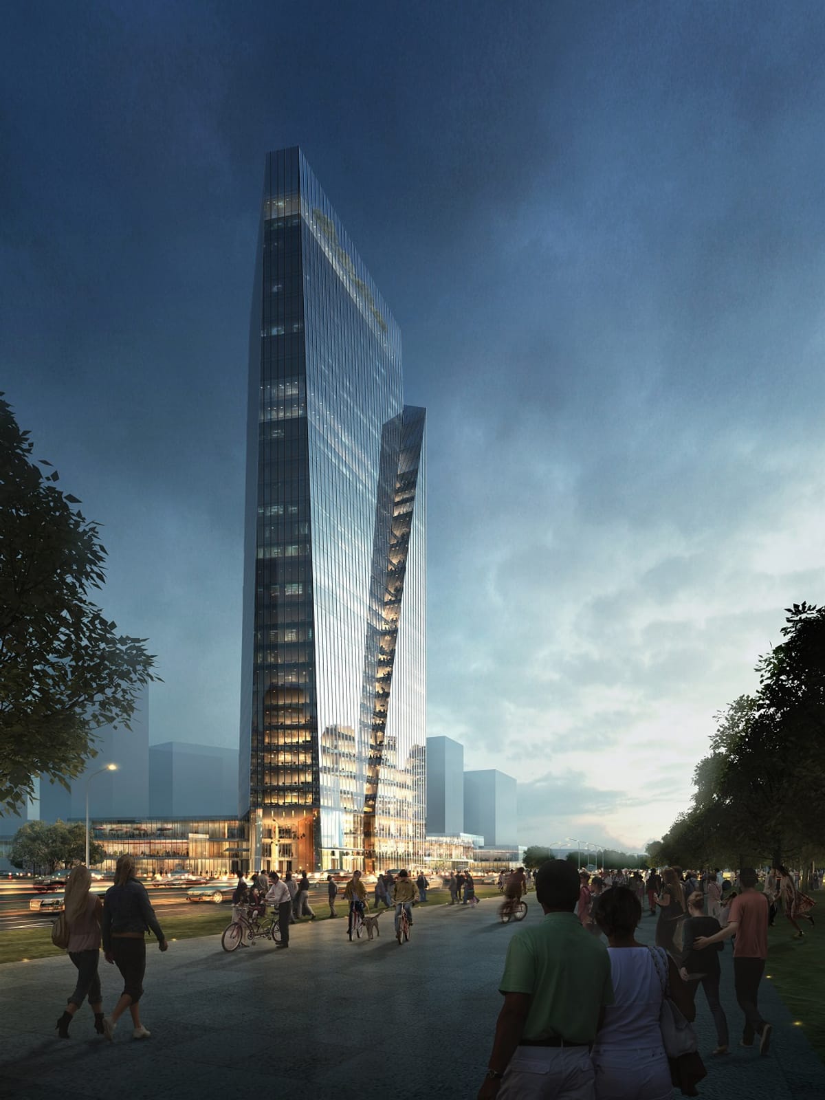 Aedas designs new office-cum-retail project in Hangzhou | Aedas | Archinect