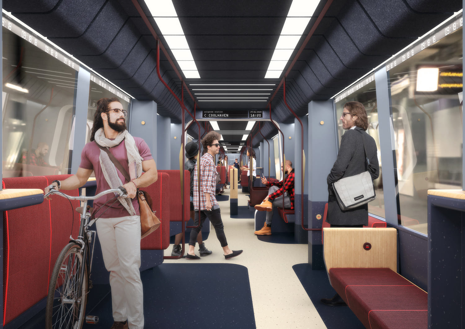 RET Metro Interior | Mecanoo | Archinect