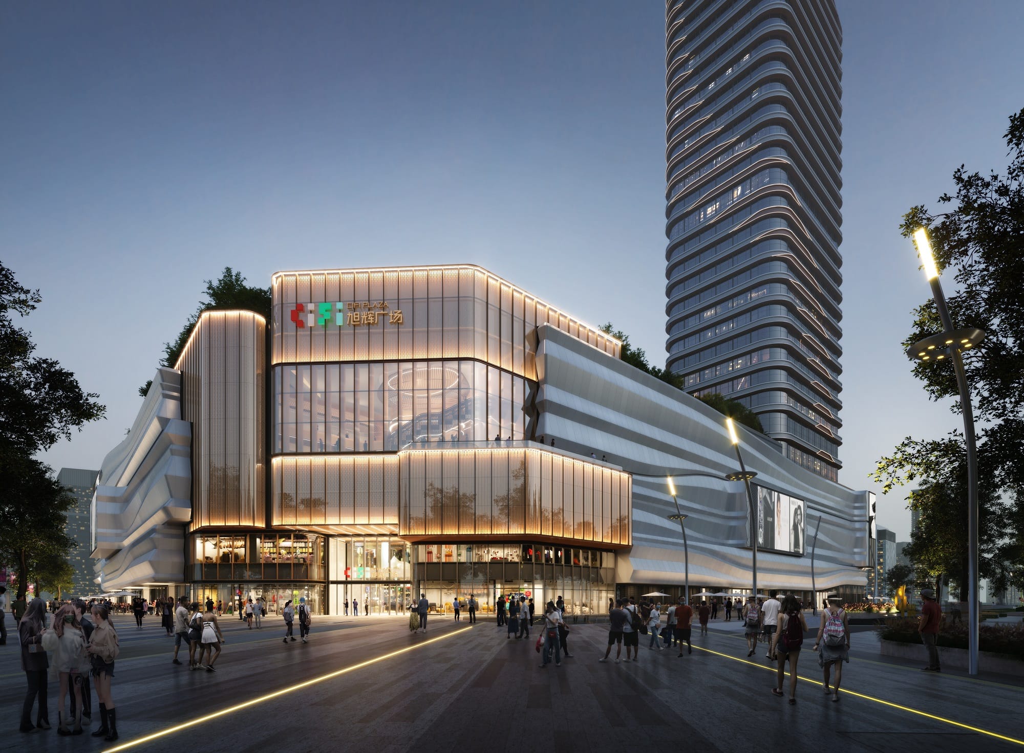 10 Design Reveals New Retail Destination in Chengdu | 10 Design | Archinect