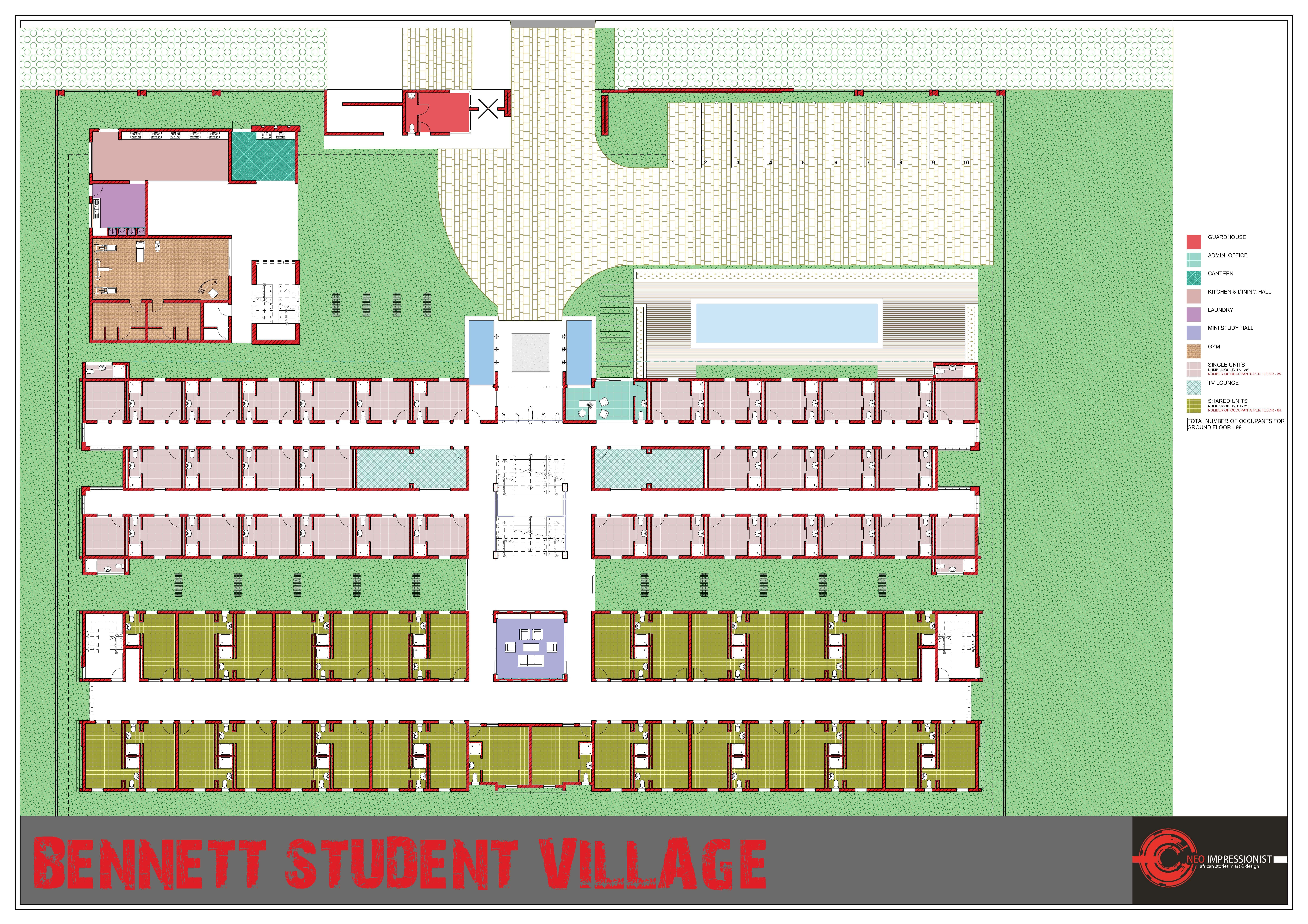 Bennett Student Accomodation | Nqobile Victor Mkhungo | Archinect