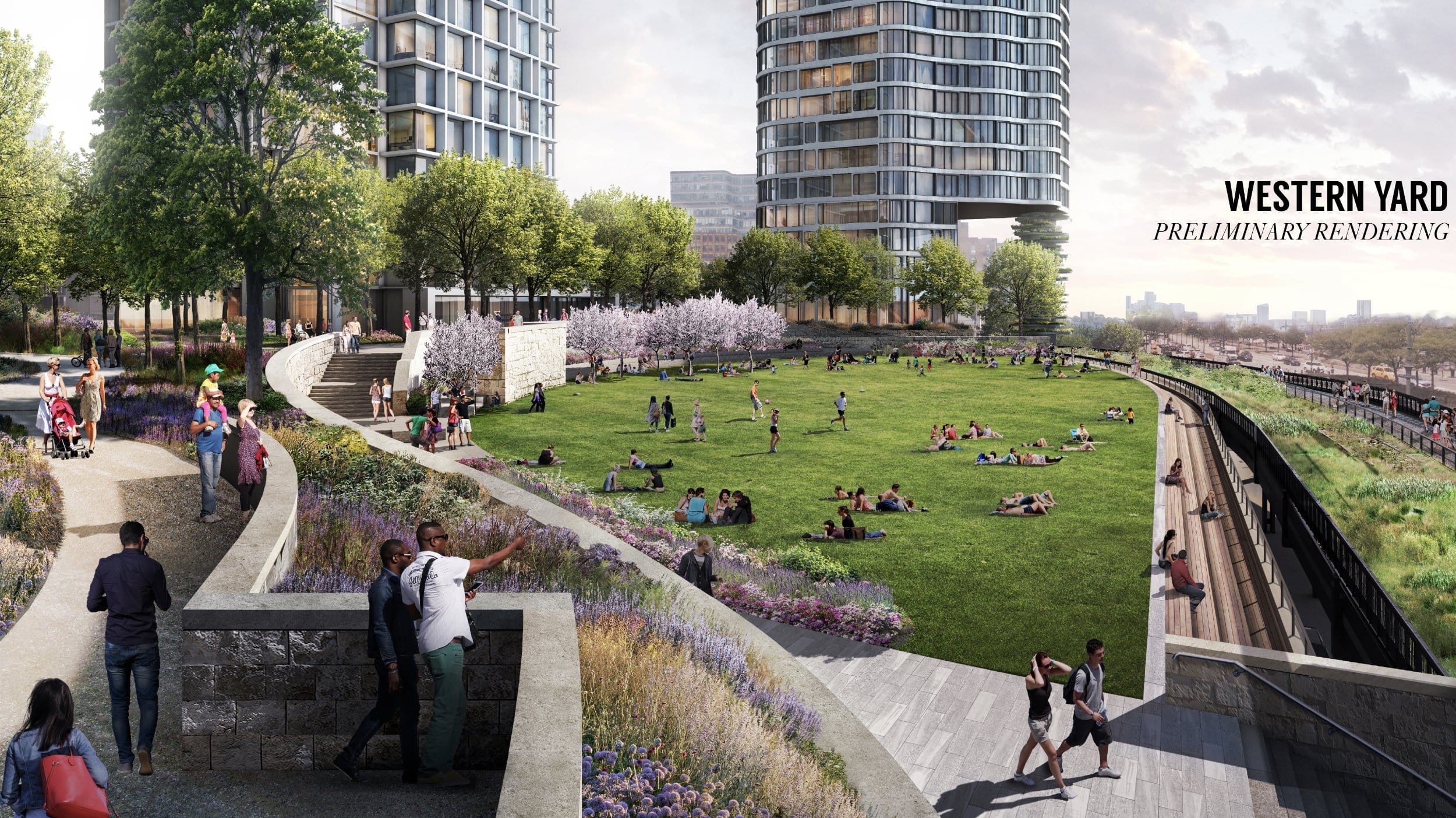 Plans revealed for Hudson Yards Phase Two with several towers and a ...