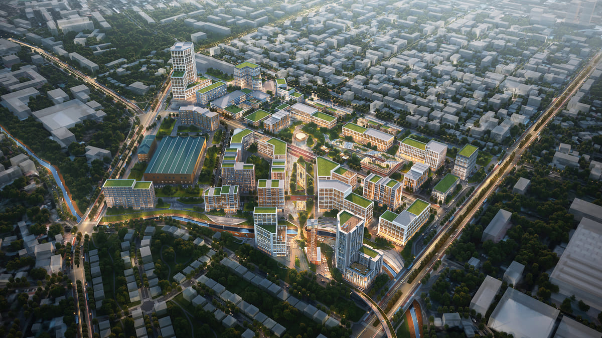 Downtown Masterplan | Cross Works | Archinect