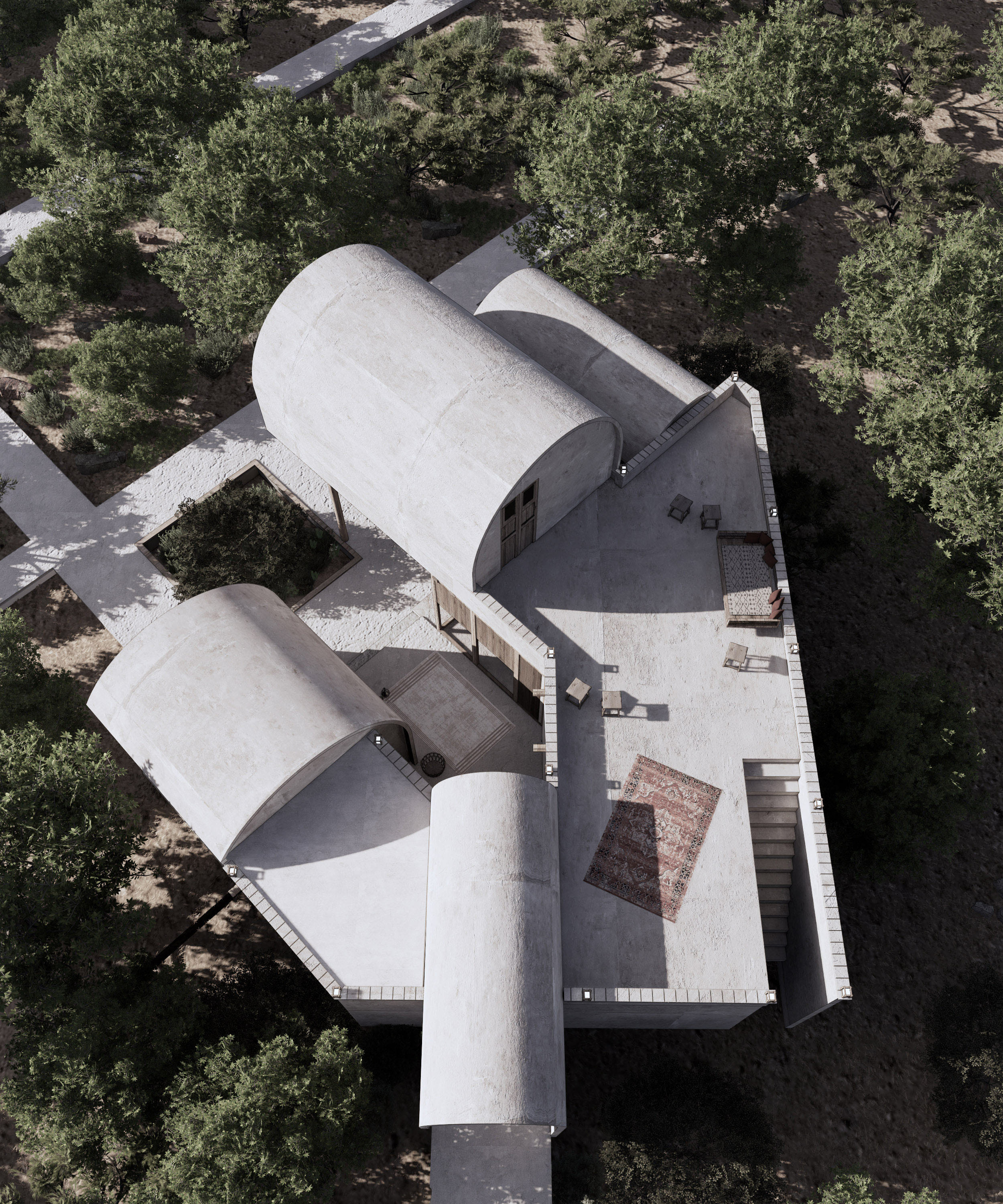 A Garden House In Farashah | ziba Azar | Archinect