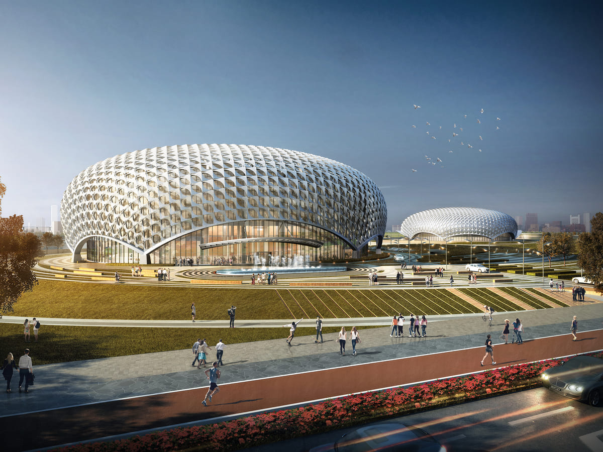 Greenland Nanchang Civic and Convention Centre 绿地南昌市民+会展中心 | Bryan Chow ...