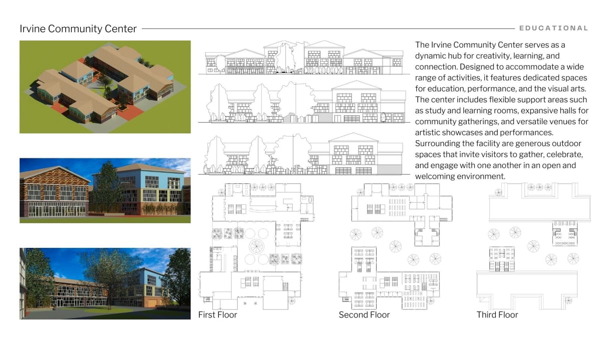 Irvine Community Center | Matthew Muresan | Archinect