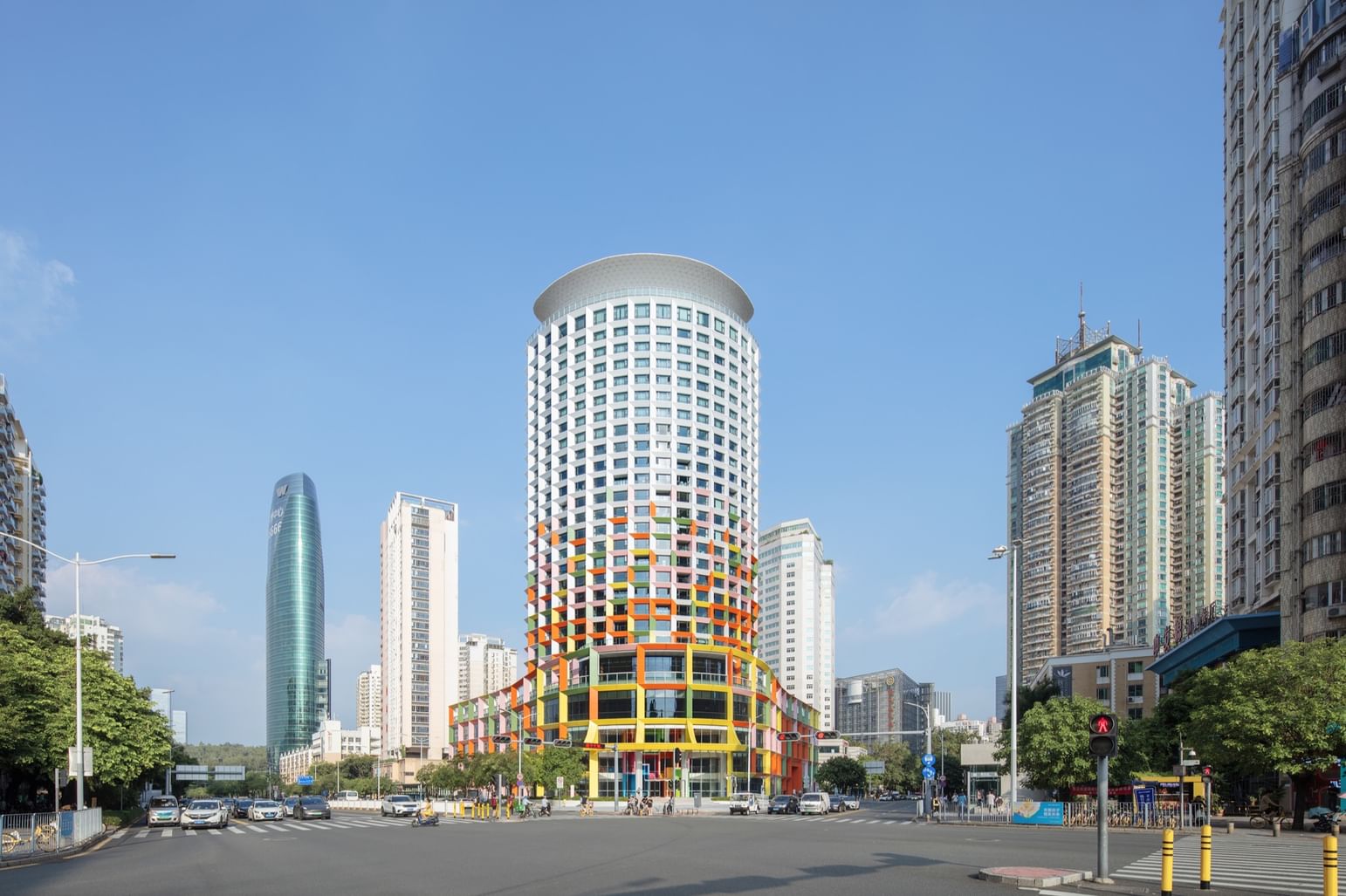 MVRDV transforms 1990s Shenzhen tower into ‘vibrant and colorful ...