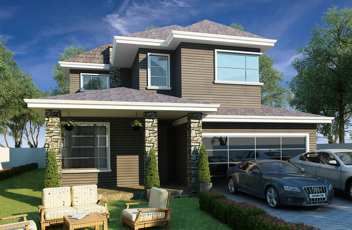 Modern house design in canada | Muhammad Muhyuddin | Archinect