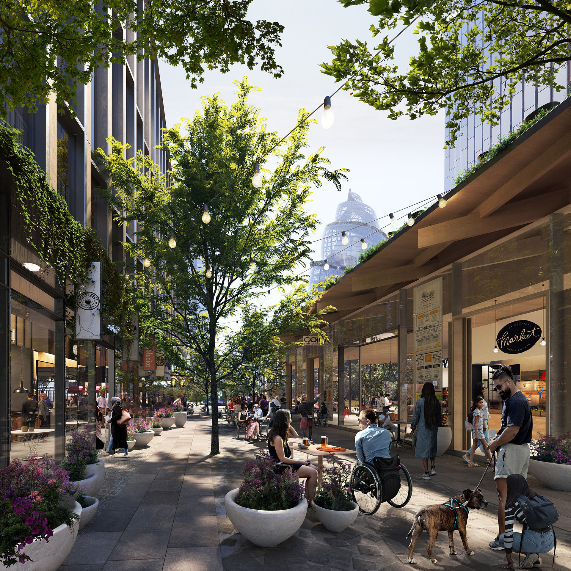 Amazon HQ2 to feature a tree-covered swirling glass tower, 'The Helix ...
