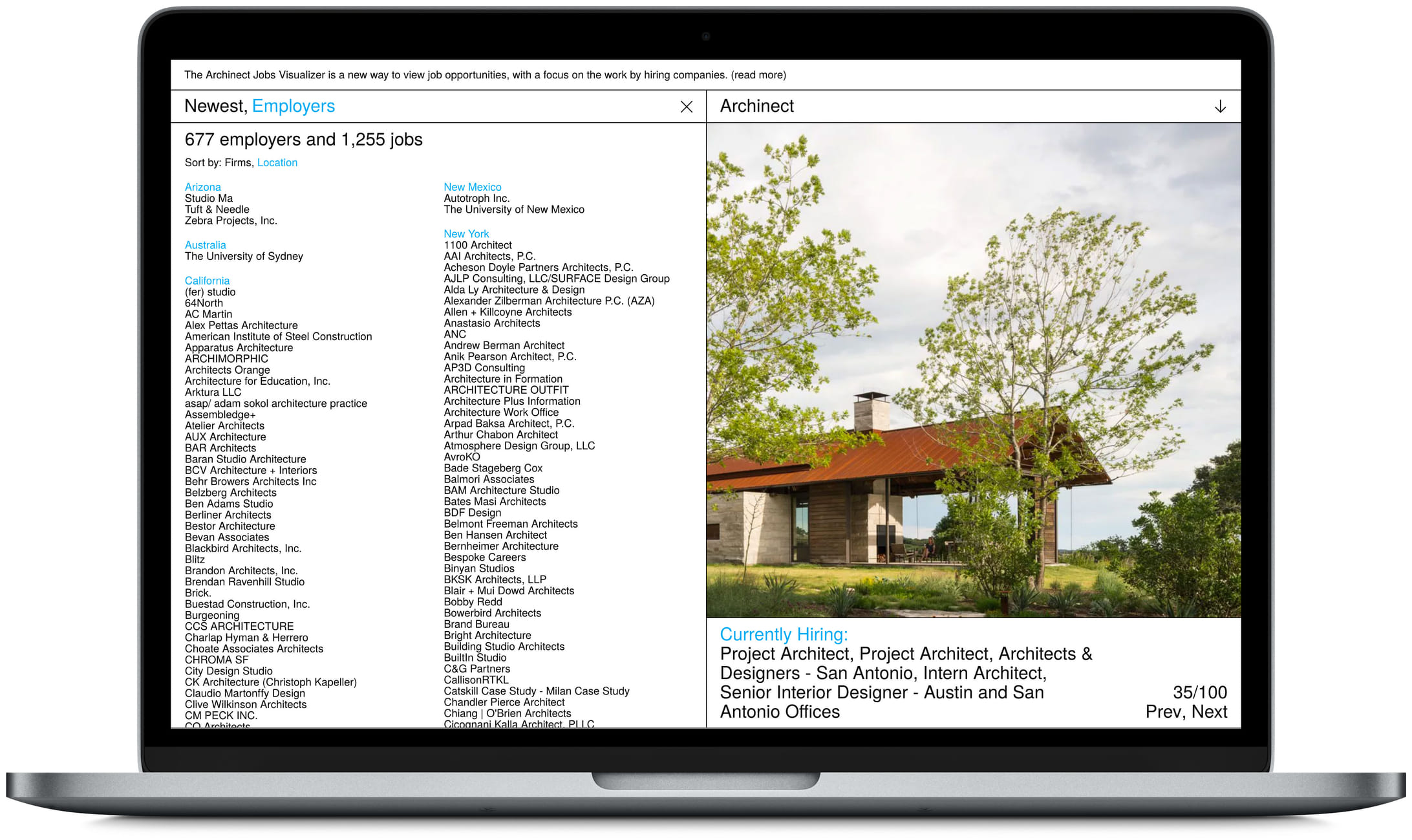 Introducing Archinect Jobs Visualizer; Browse the Best Architecture Job Board in a New, More ...