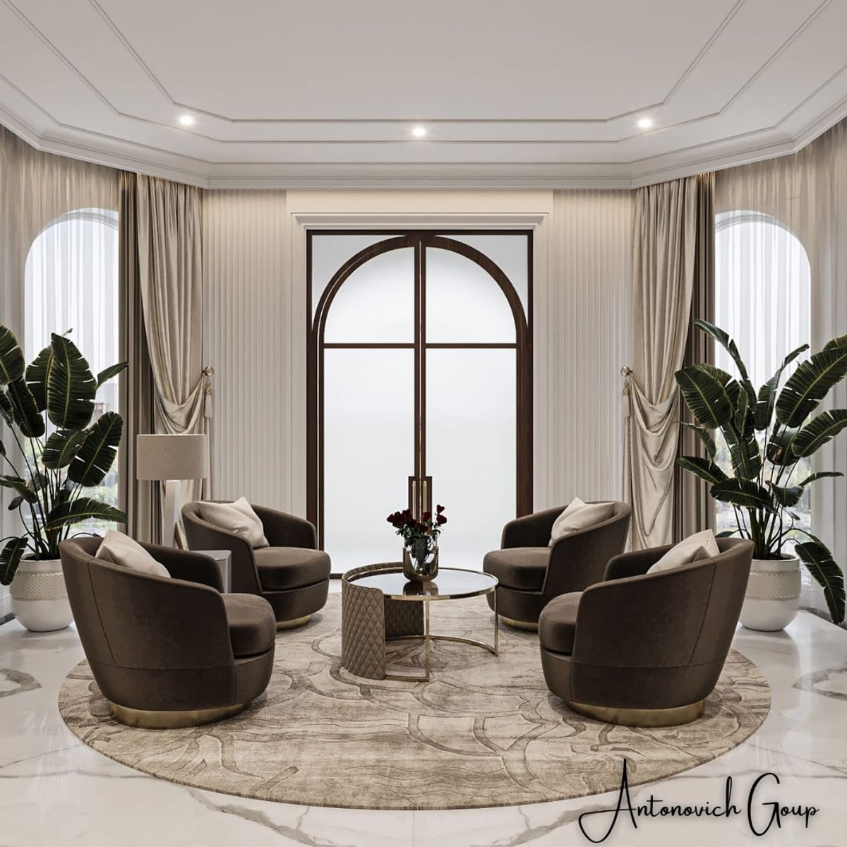 Unwind in Elegance: Luxury Sitting Interior Design | Luxury Antonovich ...