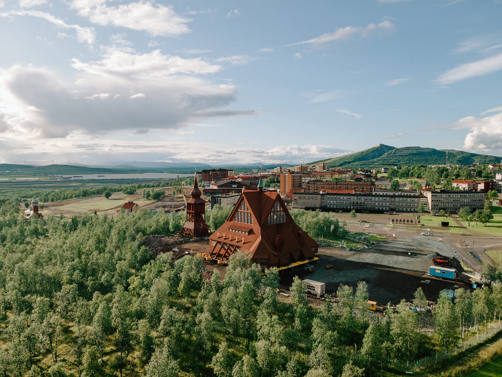 Watch this historic Swedish church pack up and move across town | News ...