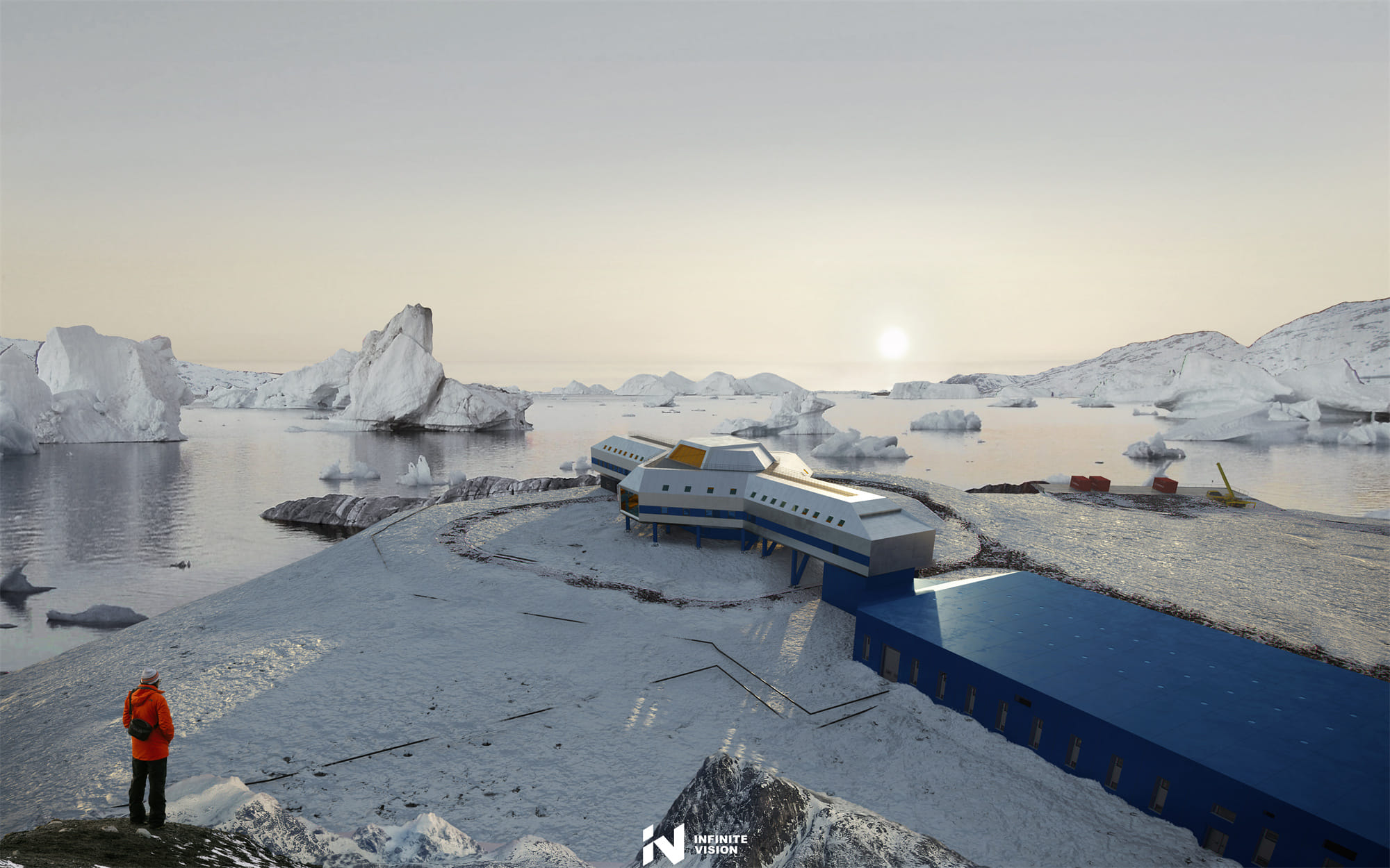 Antarctic research station-Ross Sea new station | Shannon Liu | Archinect