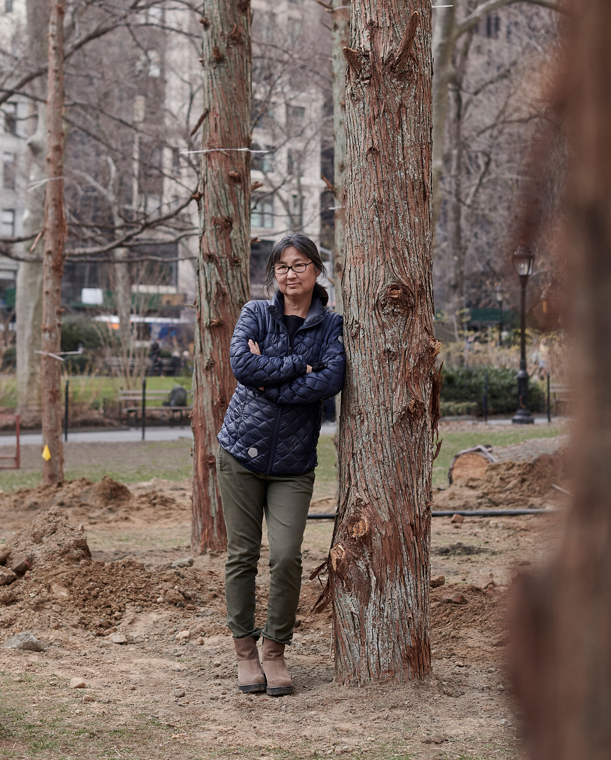 Maya Lin’s Ghost Forest brings the climate crisis to Madison Square ...