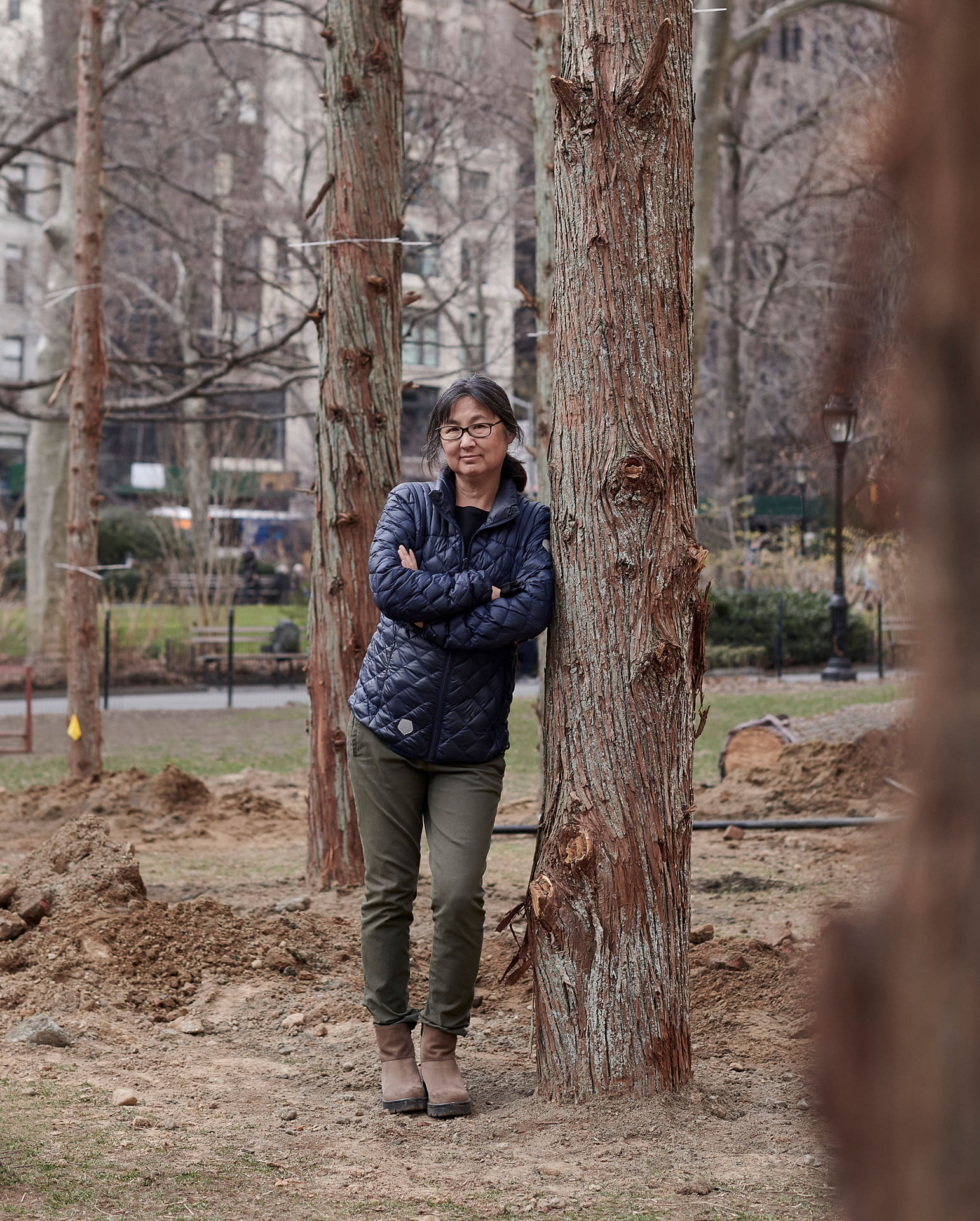 Maya Lin’s Ghost Forest brings the climate crisis to Madison Square ...