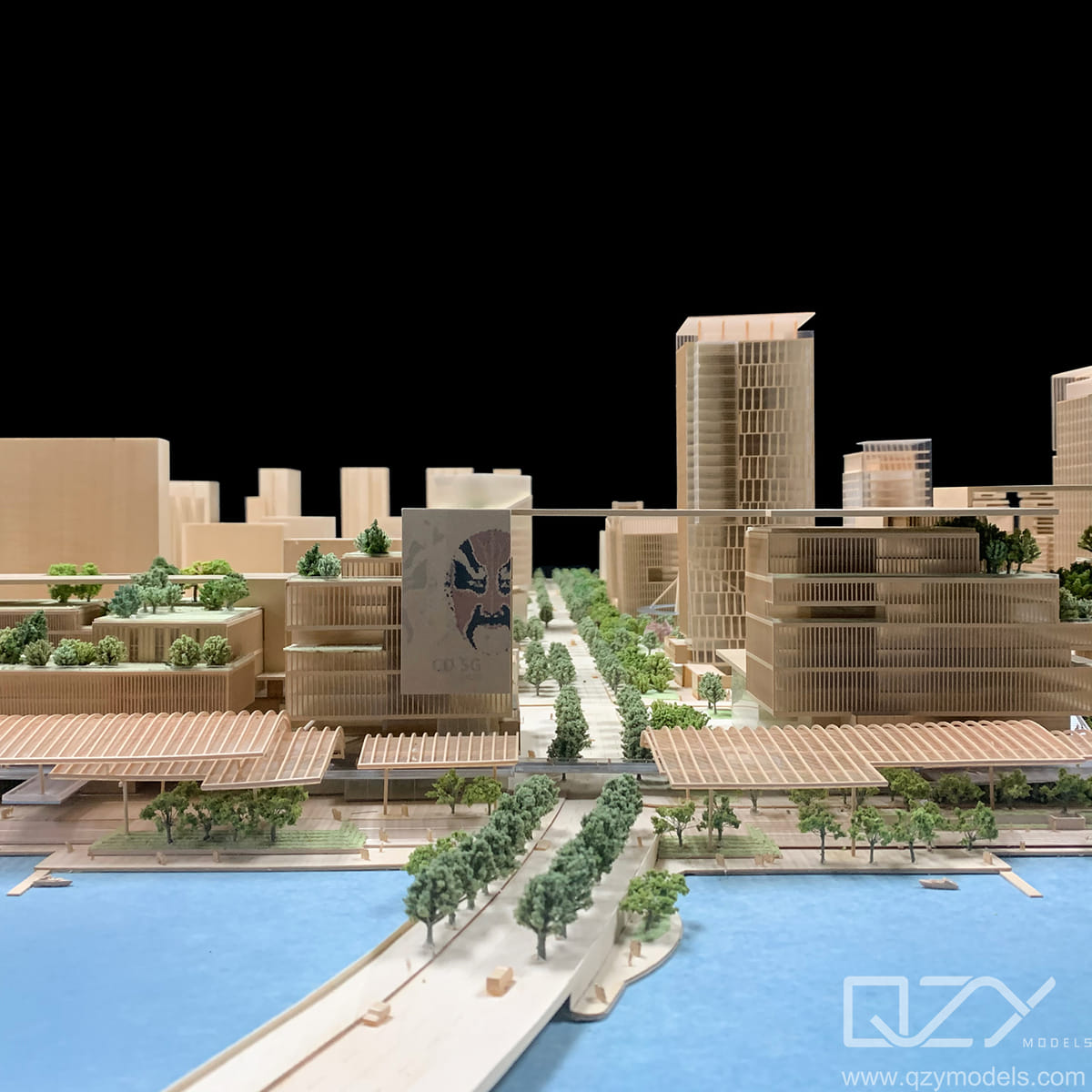 AECOM Chengdu 5G Smart City | QZY Models | Archinect