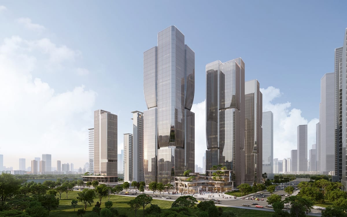 Guangzhou sets a new waterfront community benchmark | Aedas | Archinect