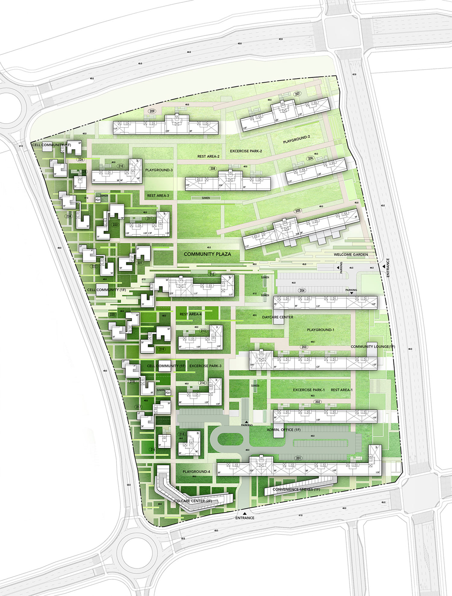H Architecture's winning proposal for the Sejong Public Housing Development