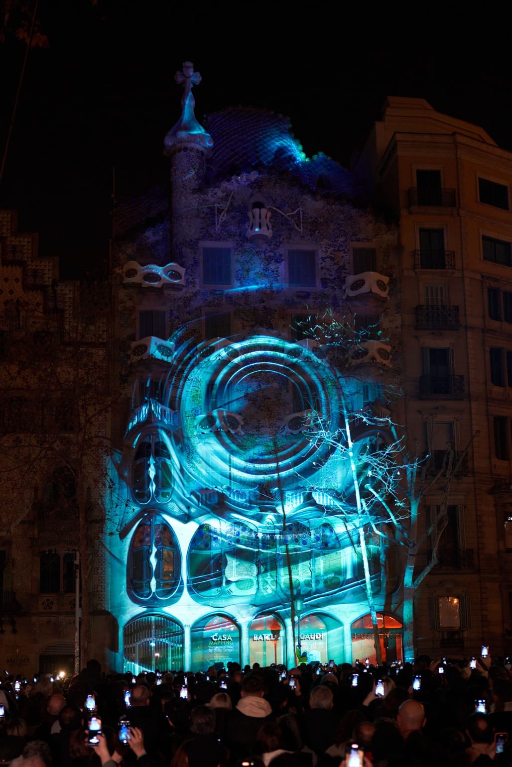 Antoni Gaudí’s Casa Batlló overlaid with AI-informed artwork by Sofia Crespo | News | Archinect