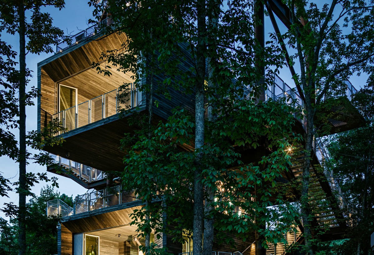 MITHUN designs 125-foot-tall Sustainability Treehouse in West Virginia ...