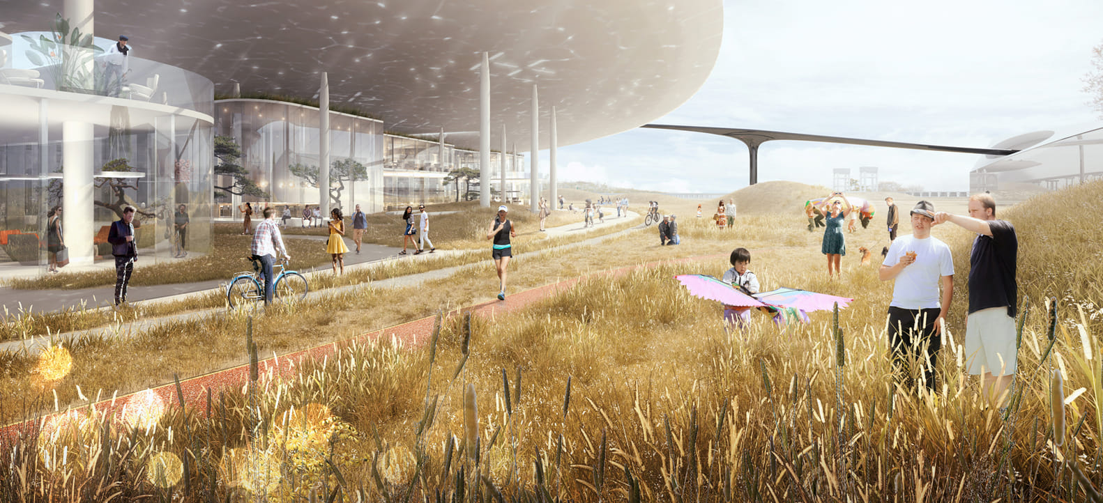 MAD designs a futuristic new campus for Faraday Future | News | Archinect