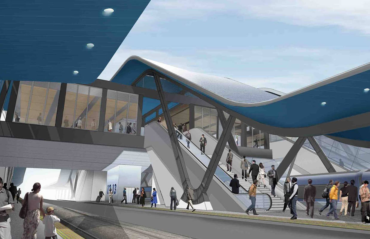 Construction Update of Reading Station Area Redevelopment by Grimshaw ...