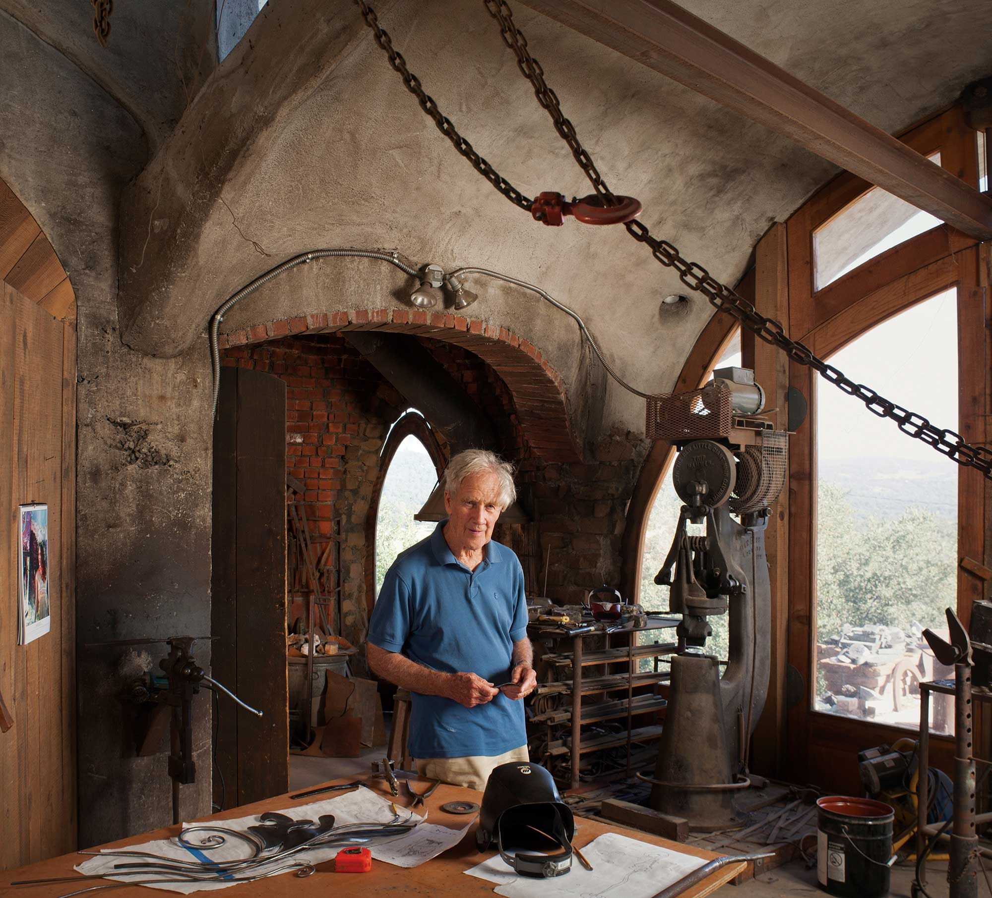 'In Harmony with Nature': Works of organic architecture by artist James ...