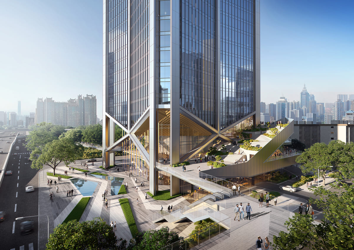 Ping An Auto Finance Plaza Competition 深圳平安汽融大厦 | Bryan Chow | Archinect