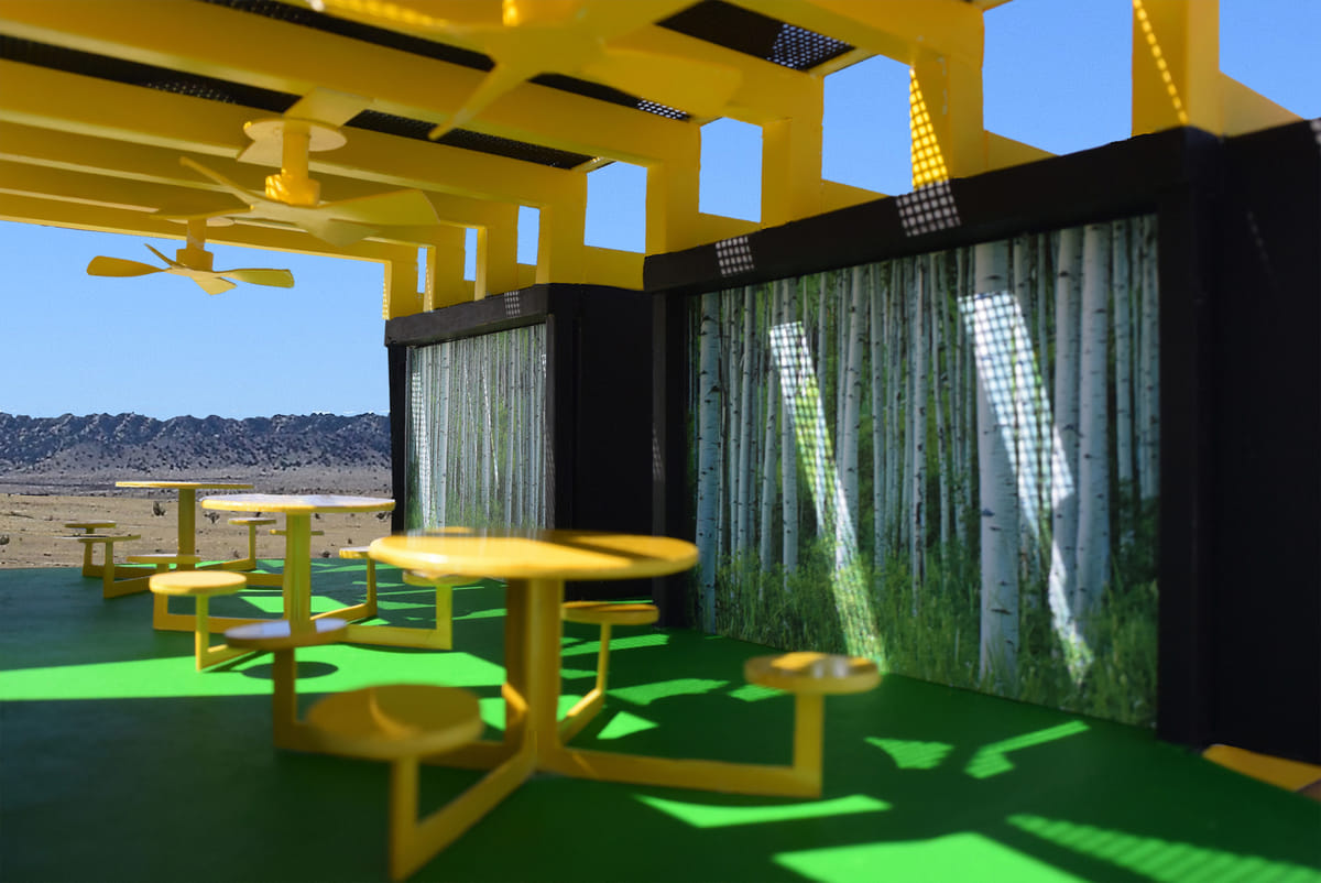 The Solar Electric Oasis | michael jantzen | Archinect