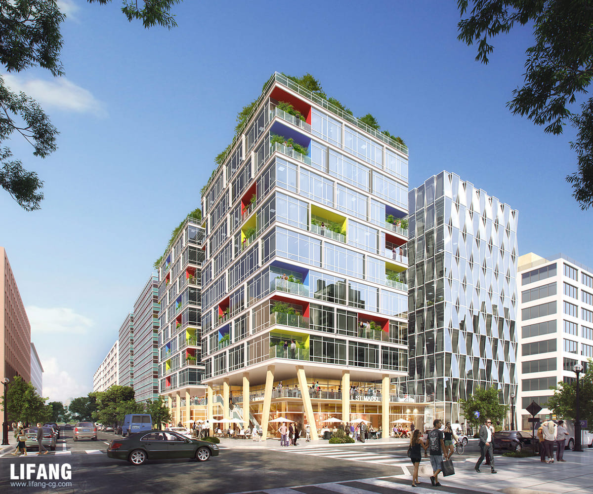 Low Carbon design green architecture 3d renderings by LIFANG VISION ...