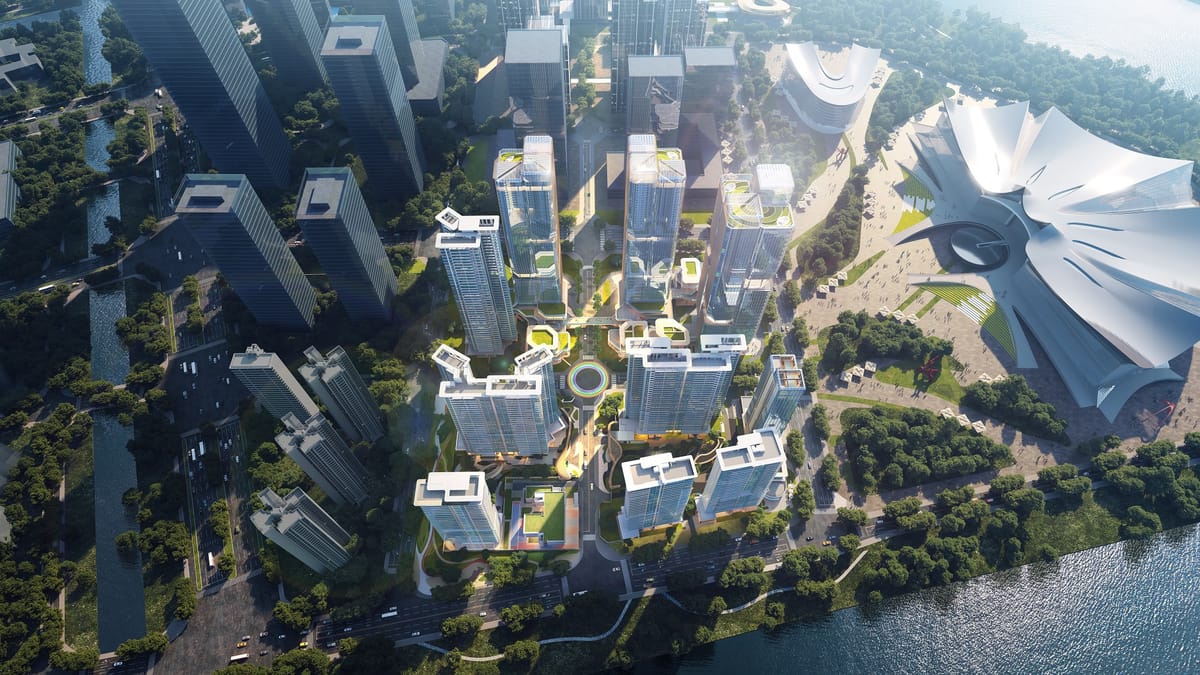 Guangzhou sets a new waterfront community benchmark | Aedas | Archinect