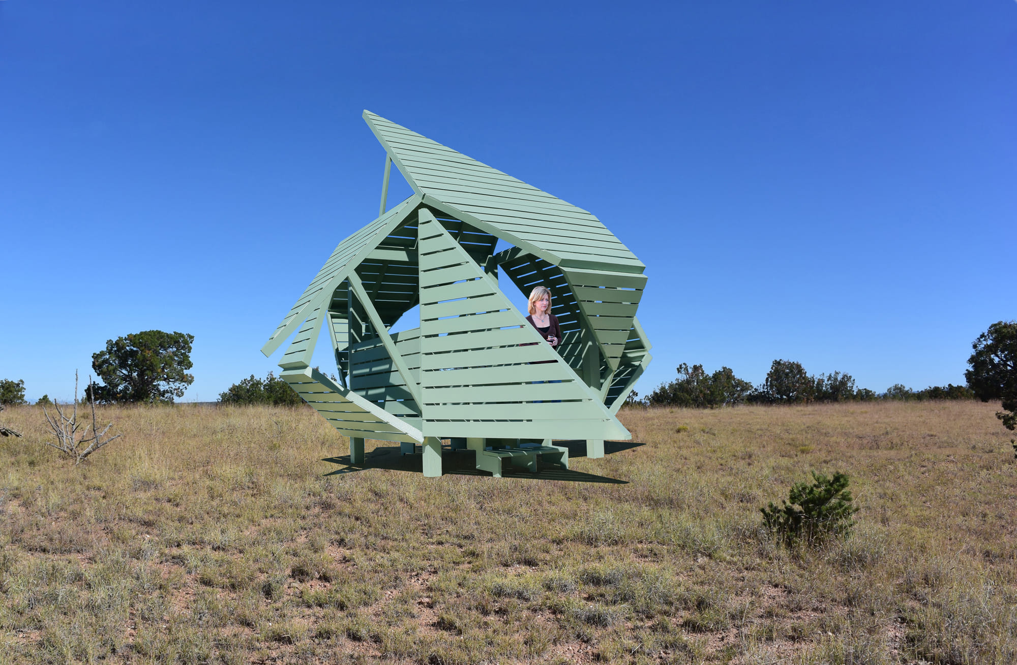 The Unfolded Cube Pavilion | michael jantzen | Archinect