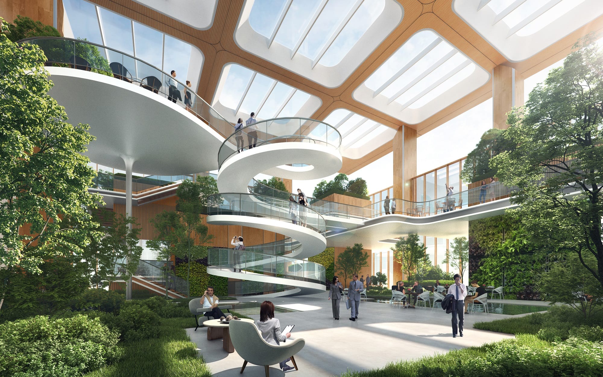 Aedas-designed low-carbon collaborative hub in Shenzhen | Aedas | Archinect