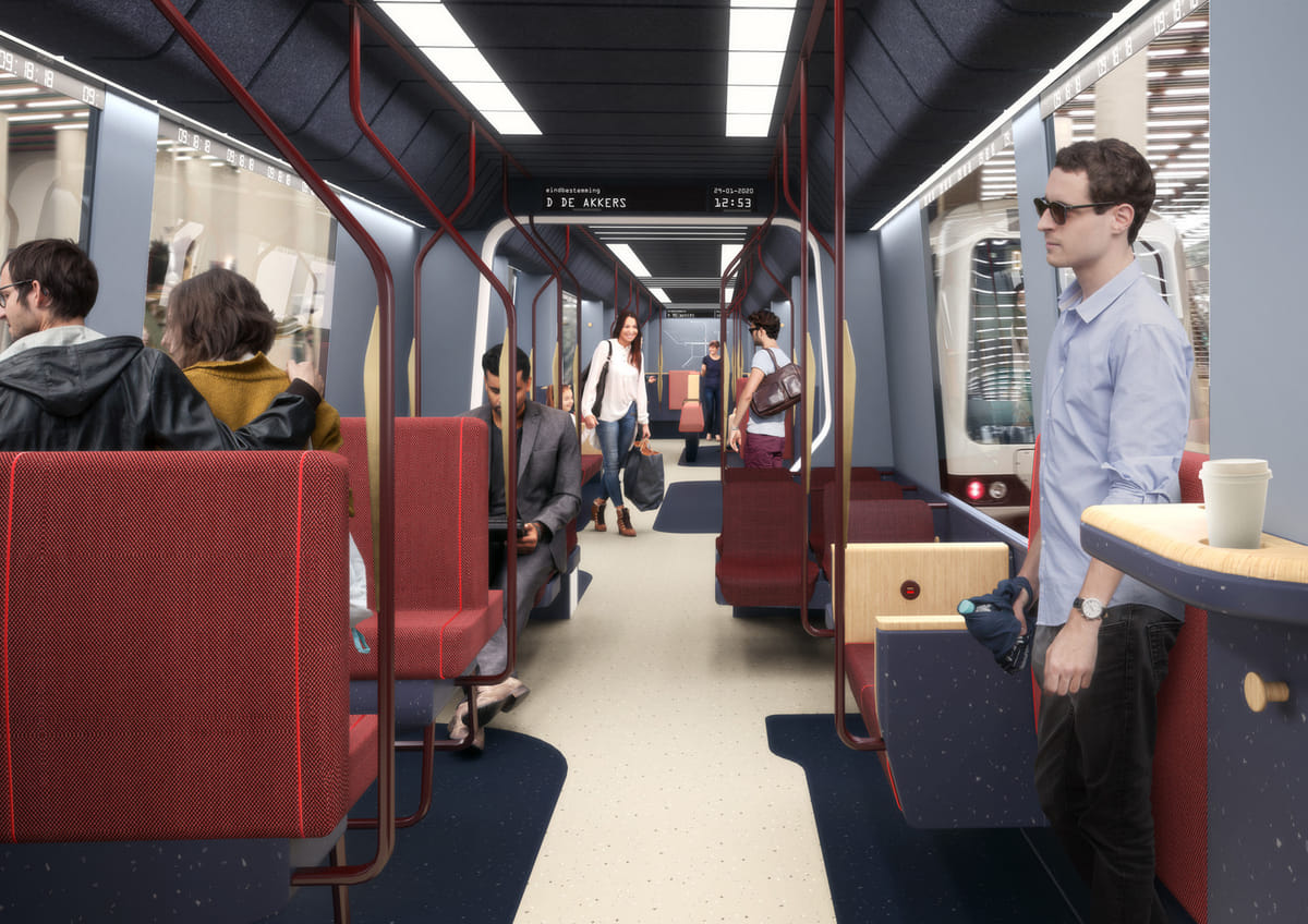 RET Metro Interior | Mecanoo | Archinect