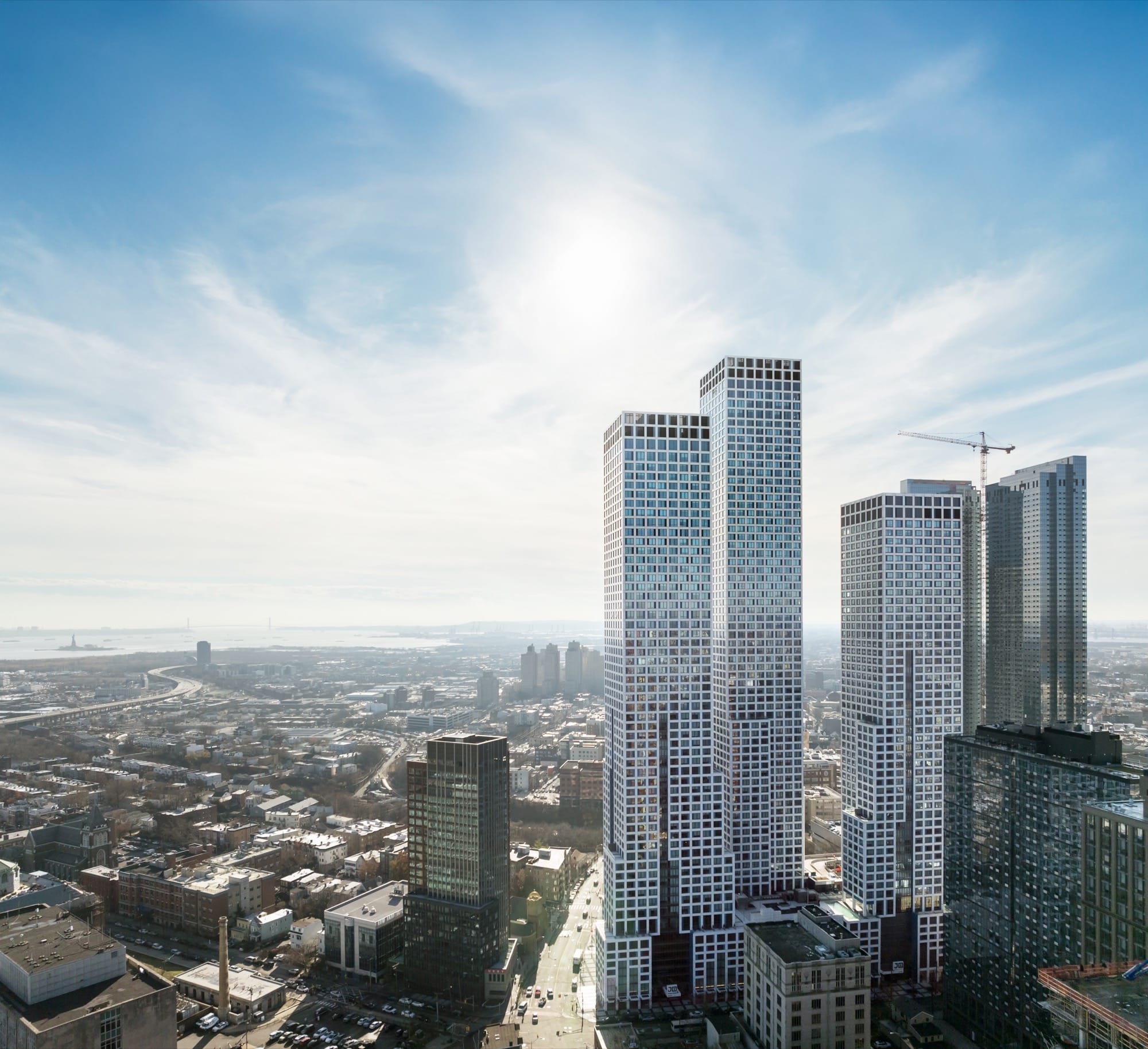 HWKN completes final tower of Journal Squared in New Jersey | News ...