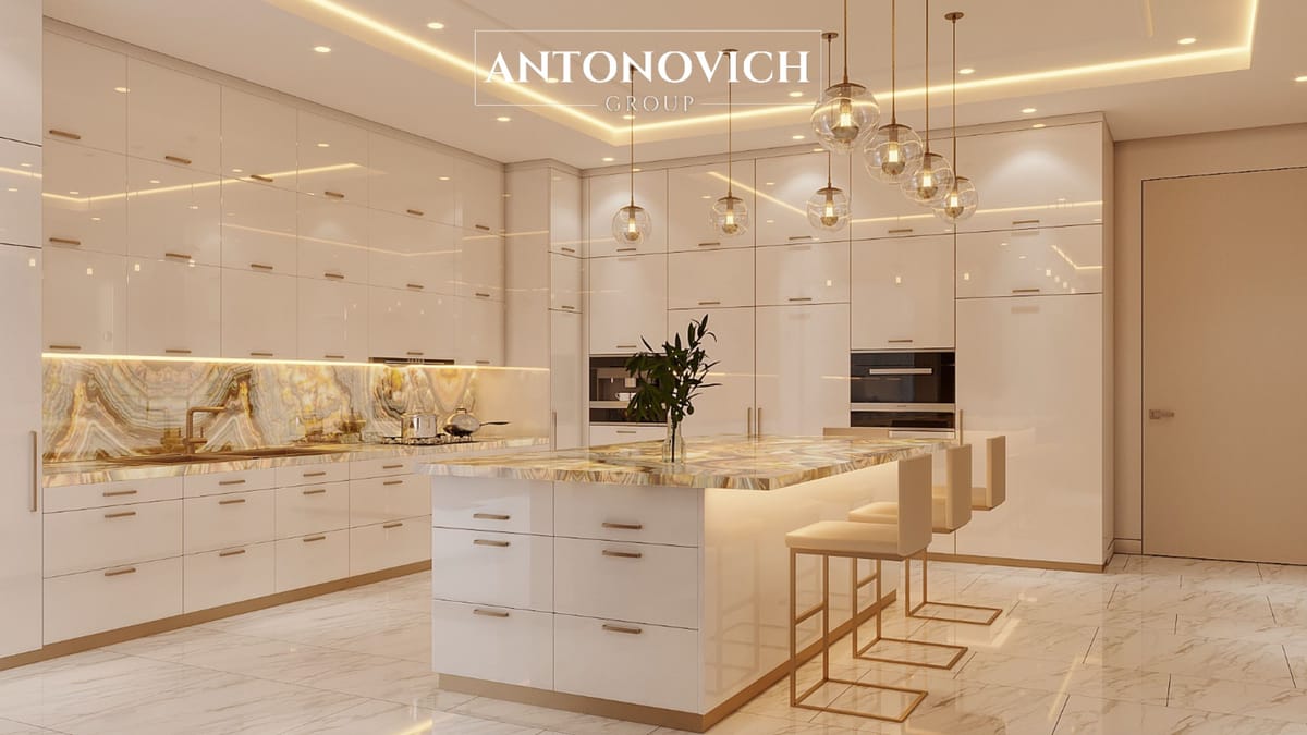 Modern Spacious Kitchen Interior Design and Joinery Solutions | Luxury ...