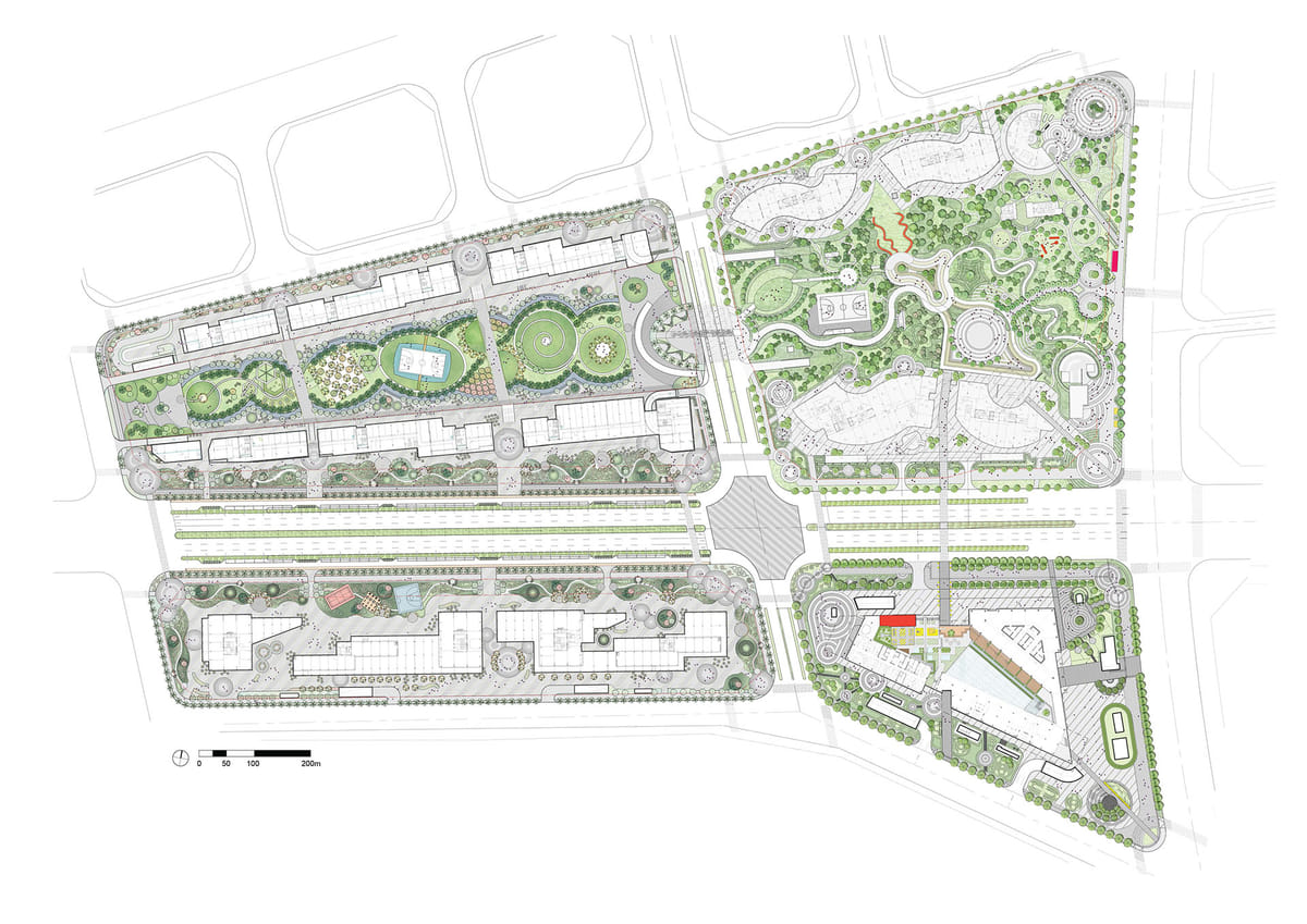 Daxing Green Hub and Park | Ballistic Architecture Machine (BAM ...
