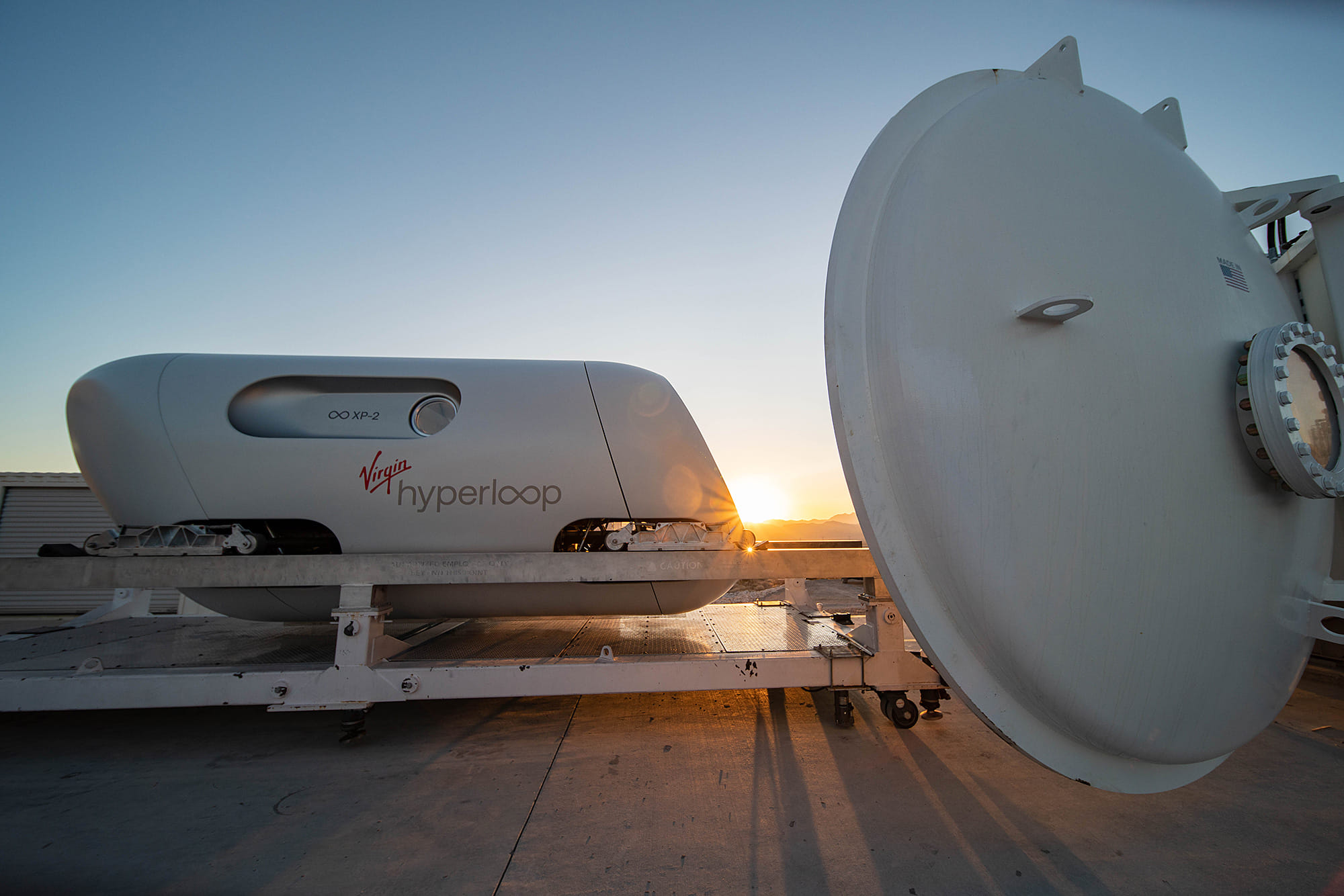 Virgin Hyperloop: first human passenger test in BIG-designed XP-2 pod ...