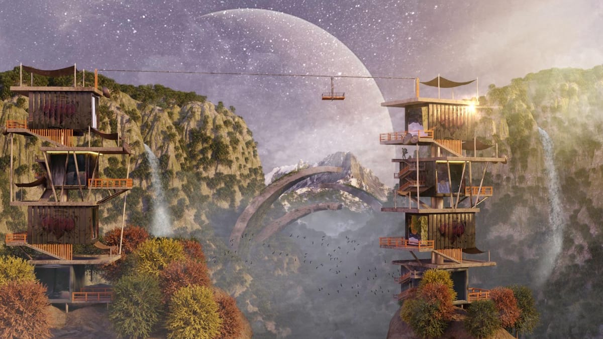 The two towers- Concept Project | Uddipan Gogoi | Archinect