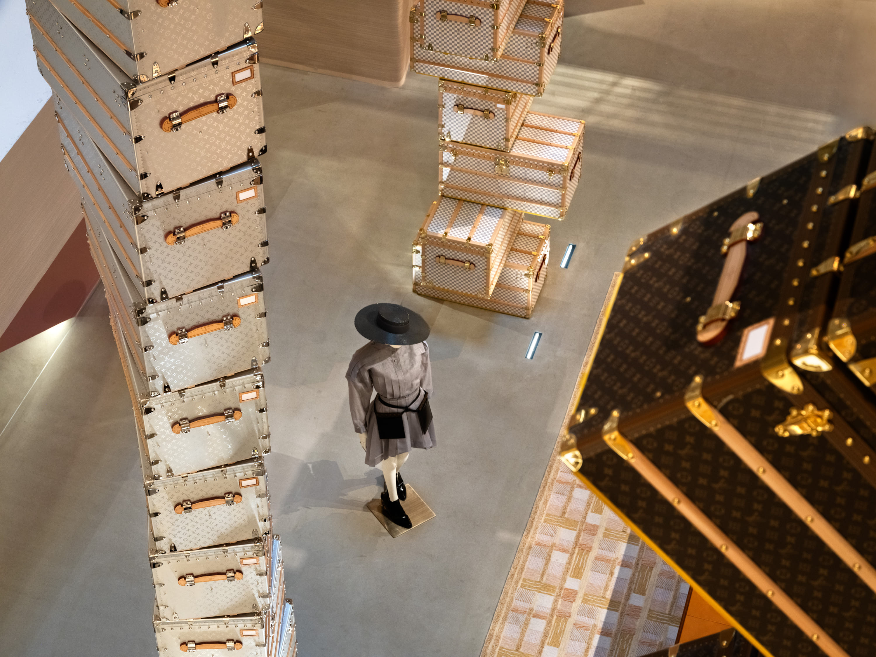 OMA shows off special sculptural interventions for Louis Vuitton in ...