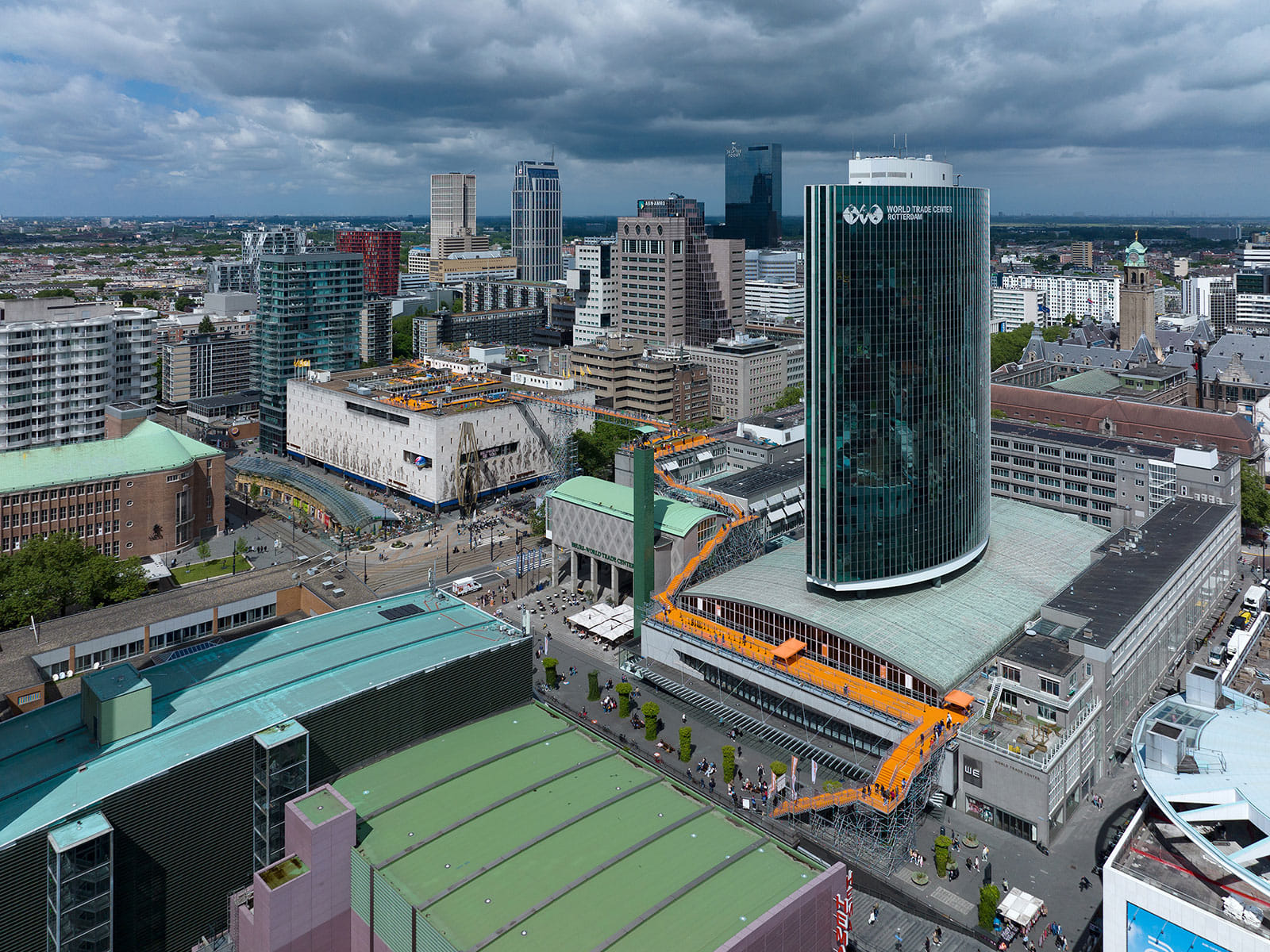 MVRDV's vibrant new Rotterdam Rooftop Walk is officially open. See the ...